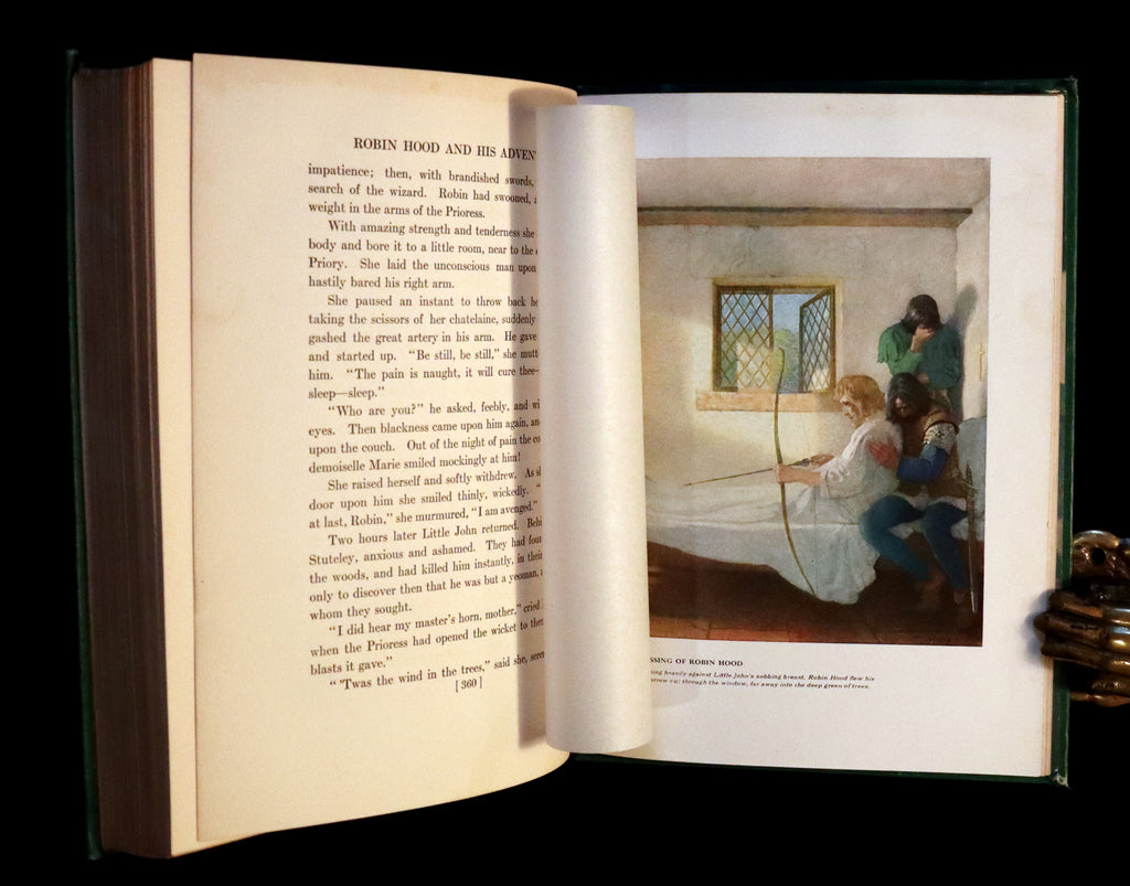1917 Rare First Edition - ROBIN HOOD illustrated by N.C. Wyeth ...