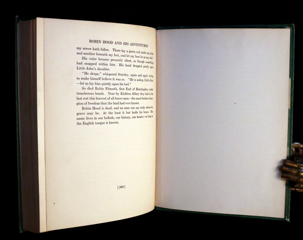 1917 Rare First Edition - ROBIN HOOD illustrated by N.C. Wyeth ...