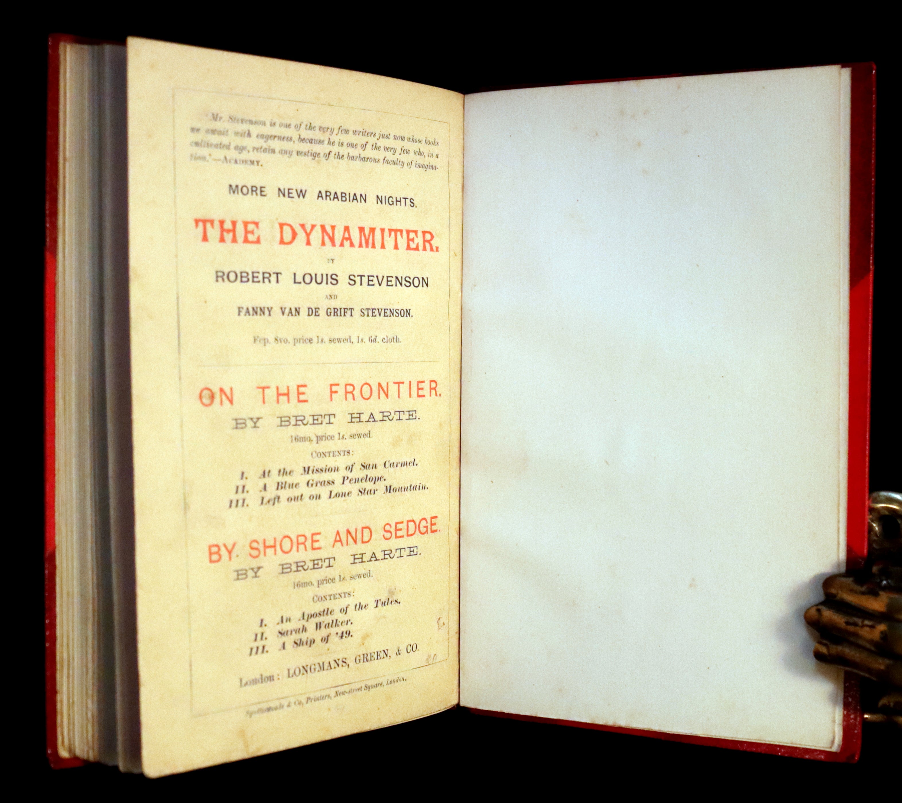 1886 Rare Book in Bickers & Son Binding - Dr Jekyll and Mr Hyde by ...