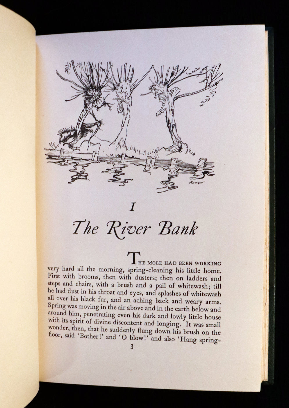 1950 Rare Book - The WIND IN THE WILLOWS. First Edition illustrated by ...