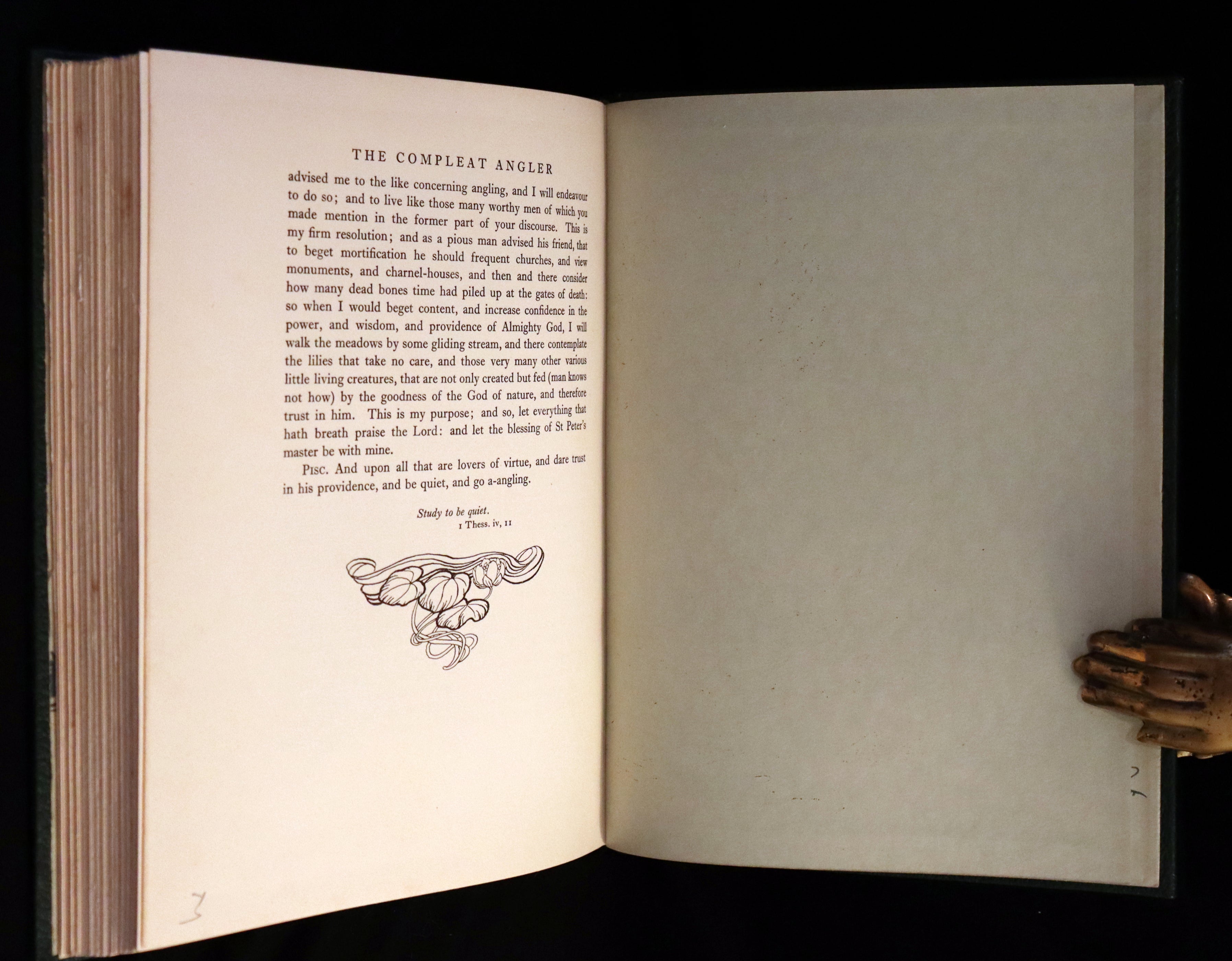 1931 Rare First Edition - THE COMPLEAT ANGLER by Izaak Walton ...