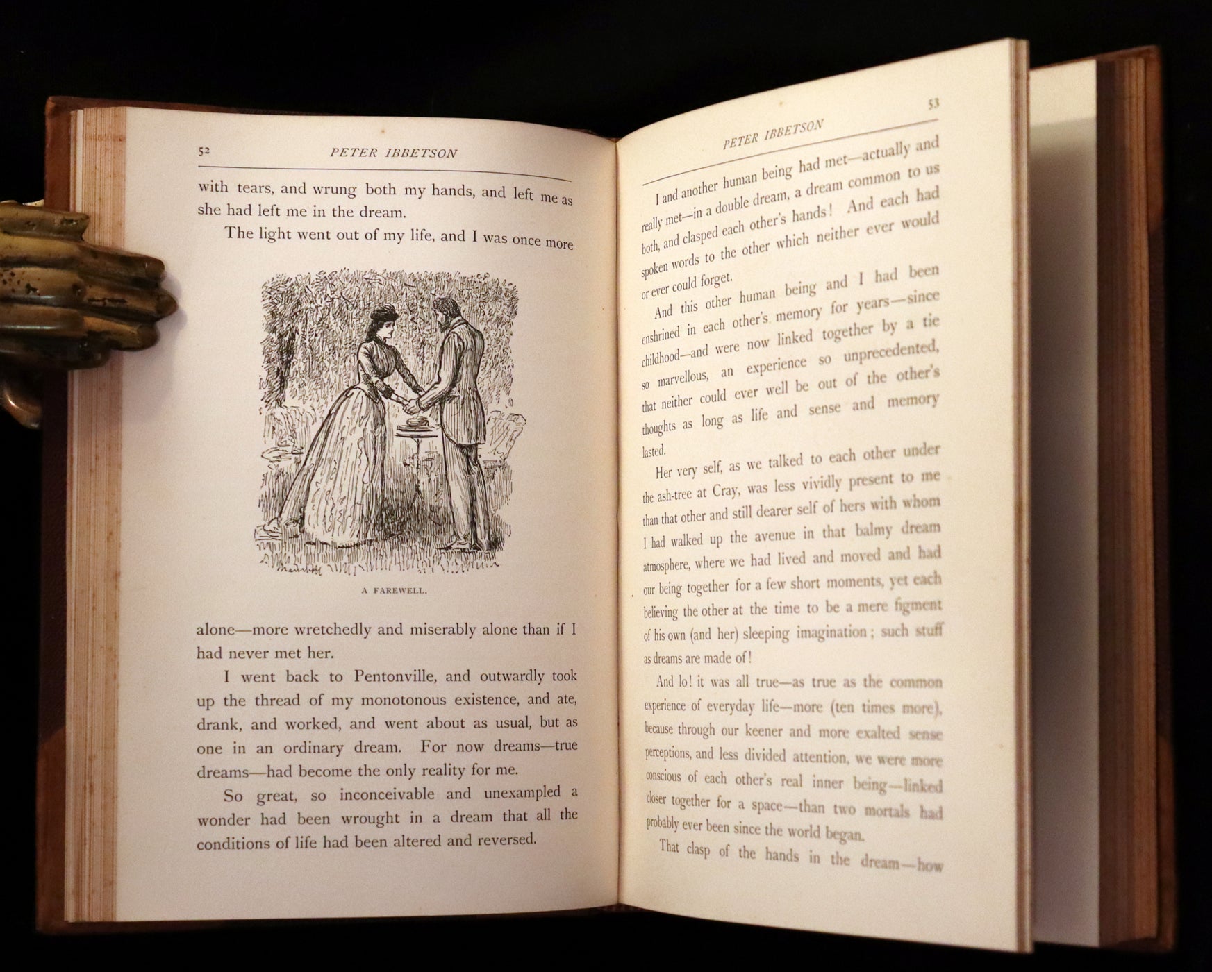 1892 First 2 Volumes Edition - Peter Ibbetson, A strange tale of Commu ...