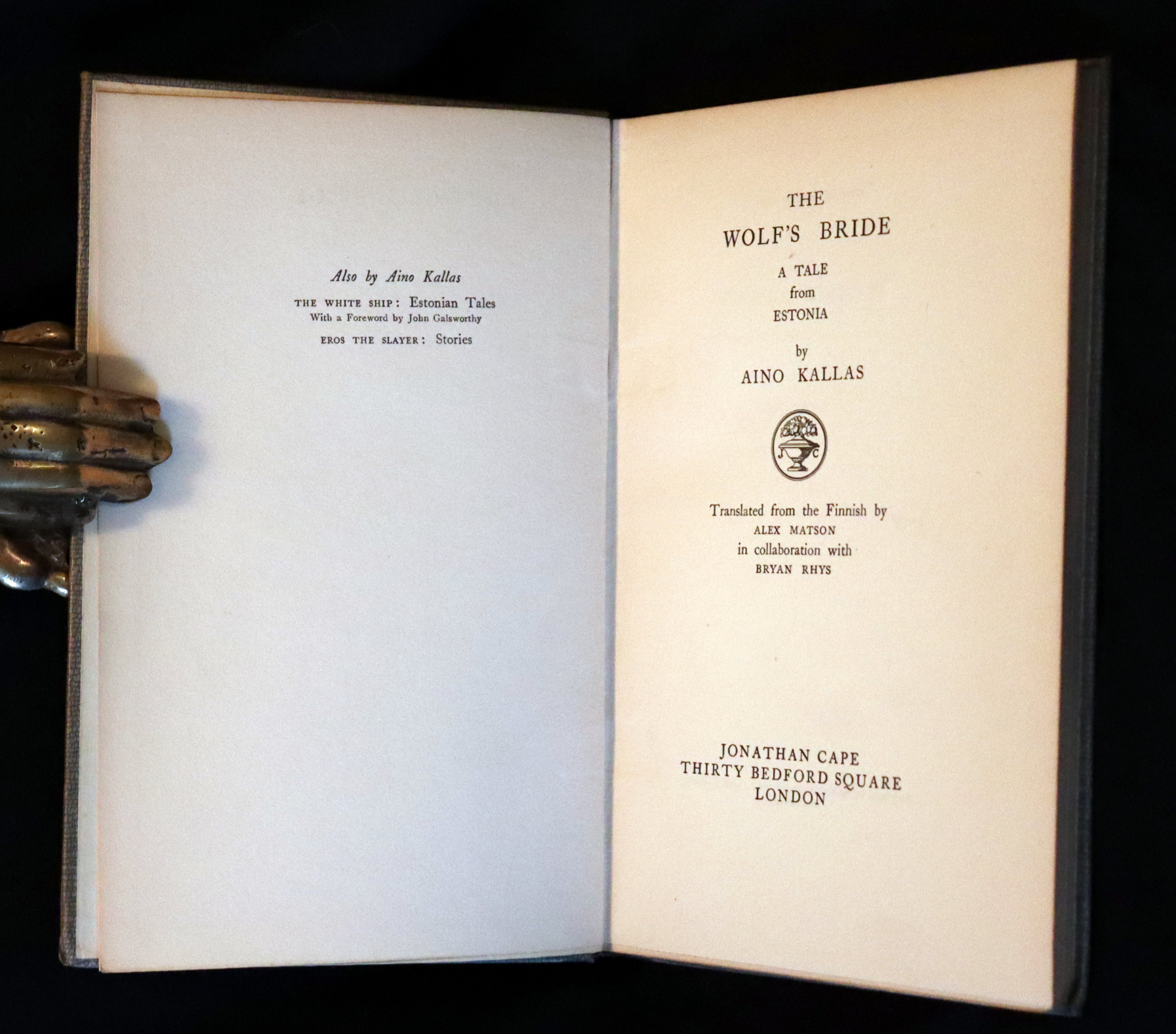 1930 Scarce First Edition on Werewolves - (Sudenmorsian ) THE WOLF'S ...