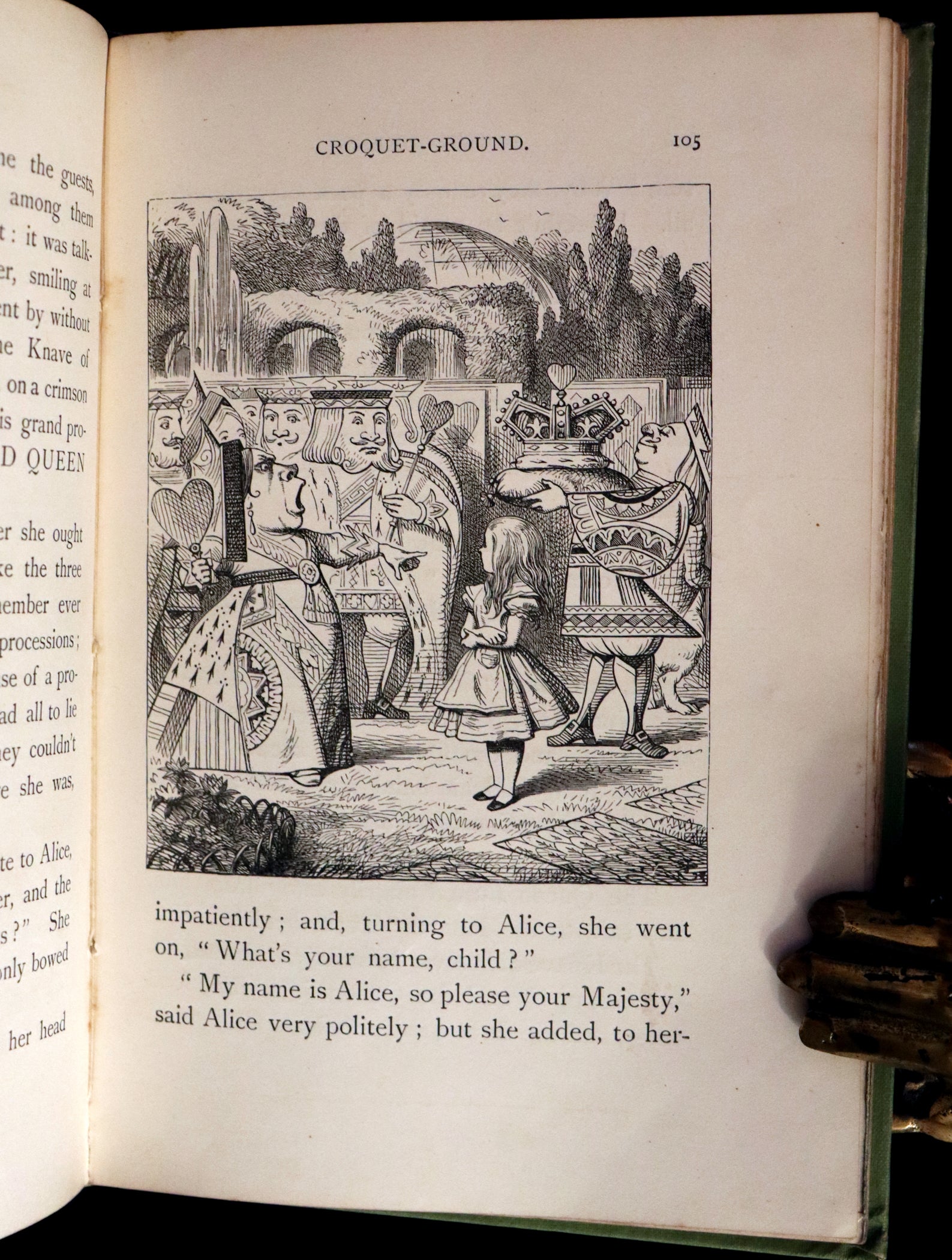 1898 Rare Victorian Book - Alice's Adventures in Wonderland by Lewis ...