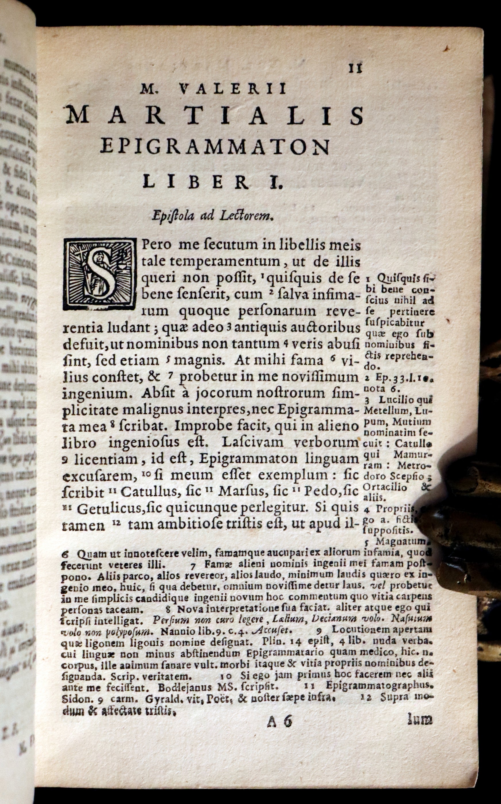 1644 Rare Latin vellum Book - MARTIAL's Epigrams - M. Val Martialis ...