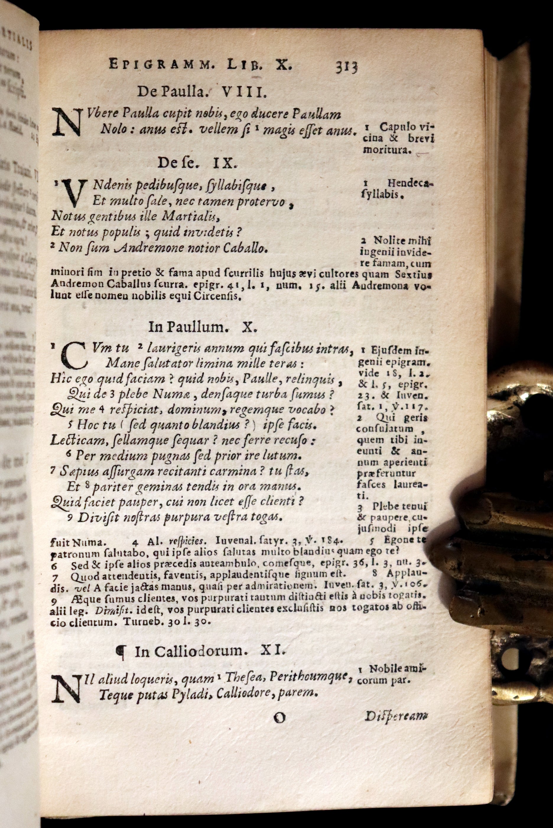 1644 Rare Latin vellum Book - MARTIAL's Epigrams - M. Val Martialis ...