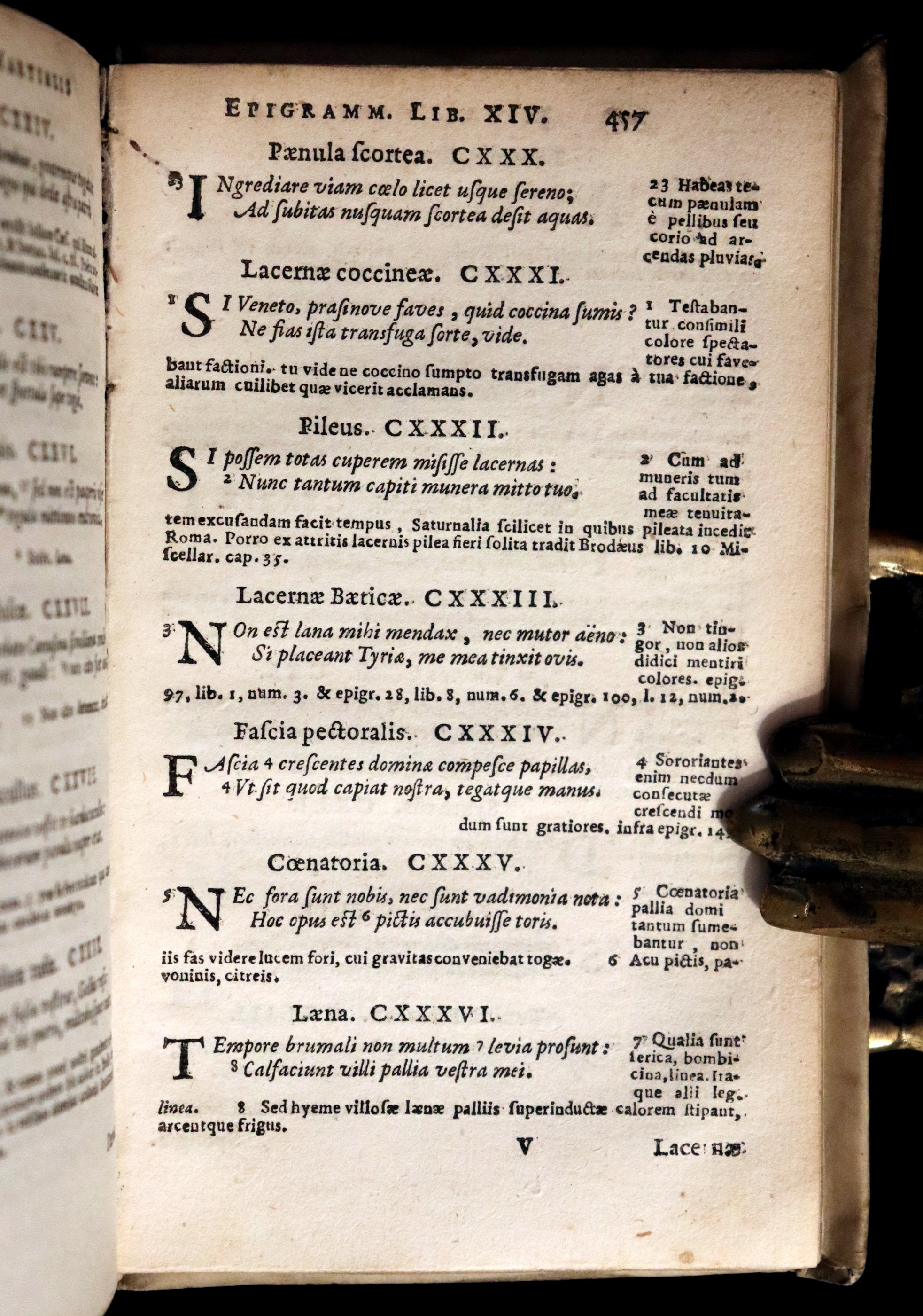1644 Rare Latin vellum Book - MARTIAL's Epigrams - M. Val Martialis ...