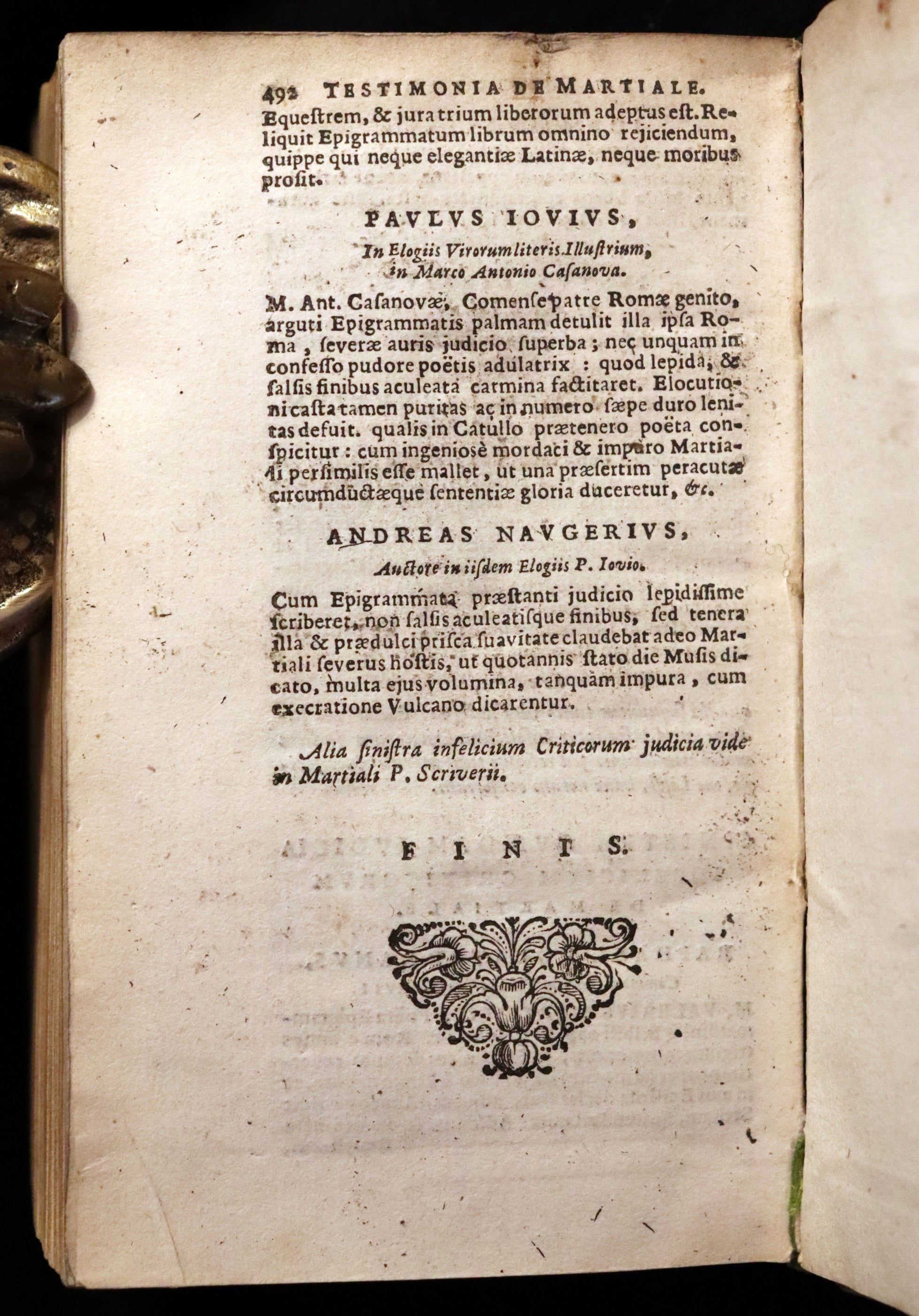 1644 Rare Latin vellum Book - MARTIAL's Epigrams - M. Val Martialis ...