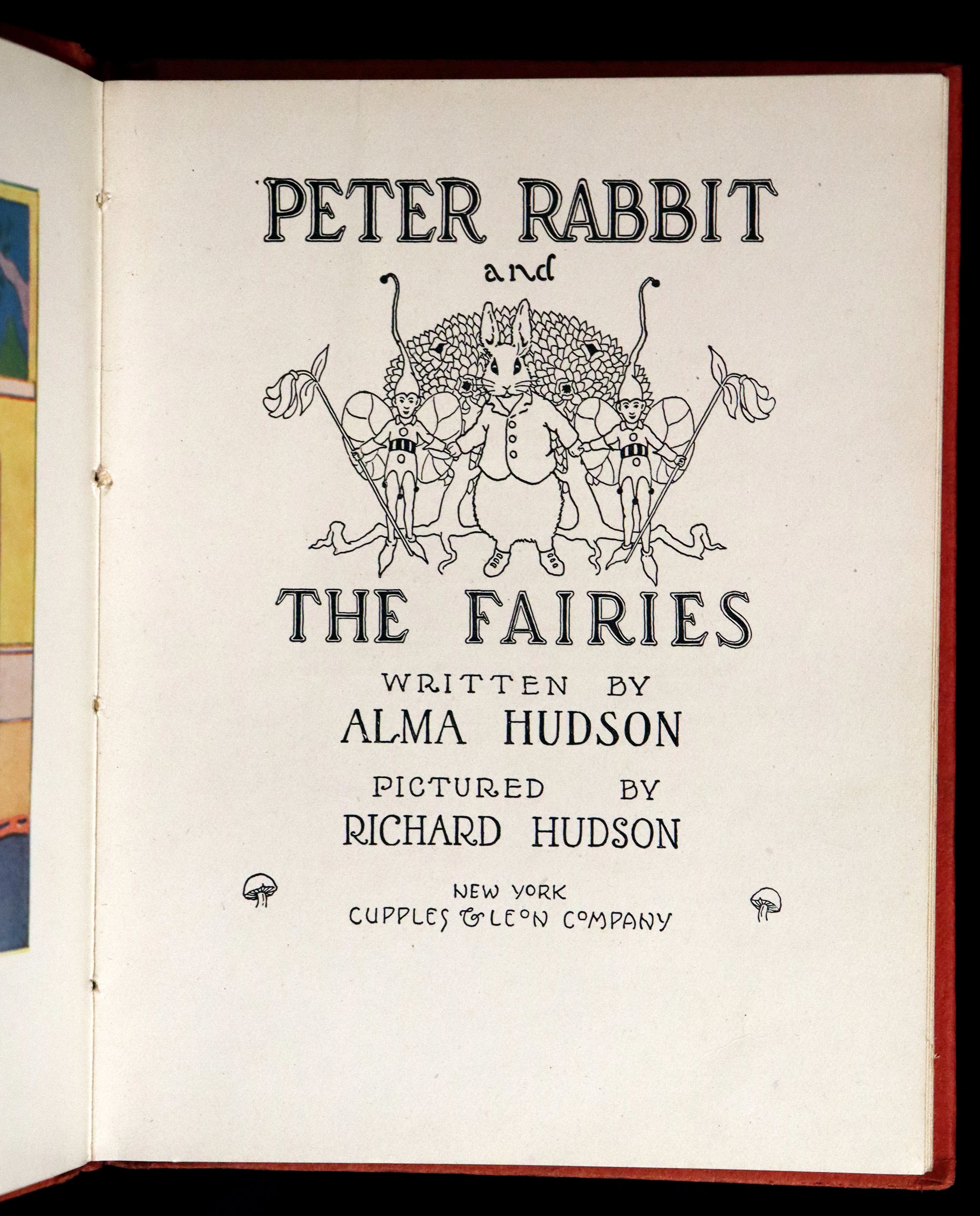 1921 Rare First Edition - PETER RABBIT AND THE FAIRIES by Alma ...