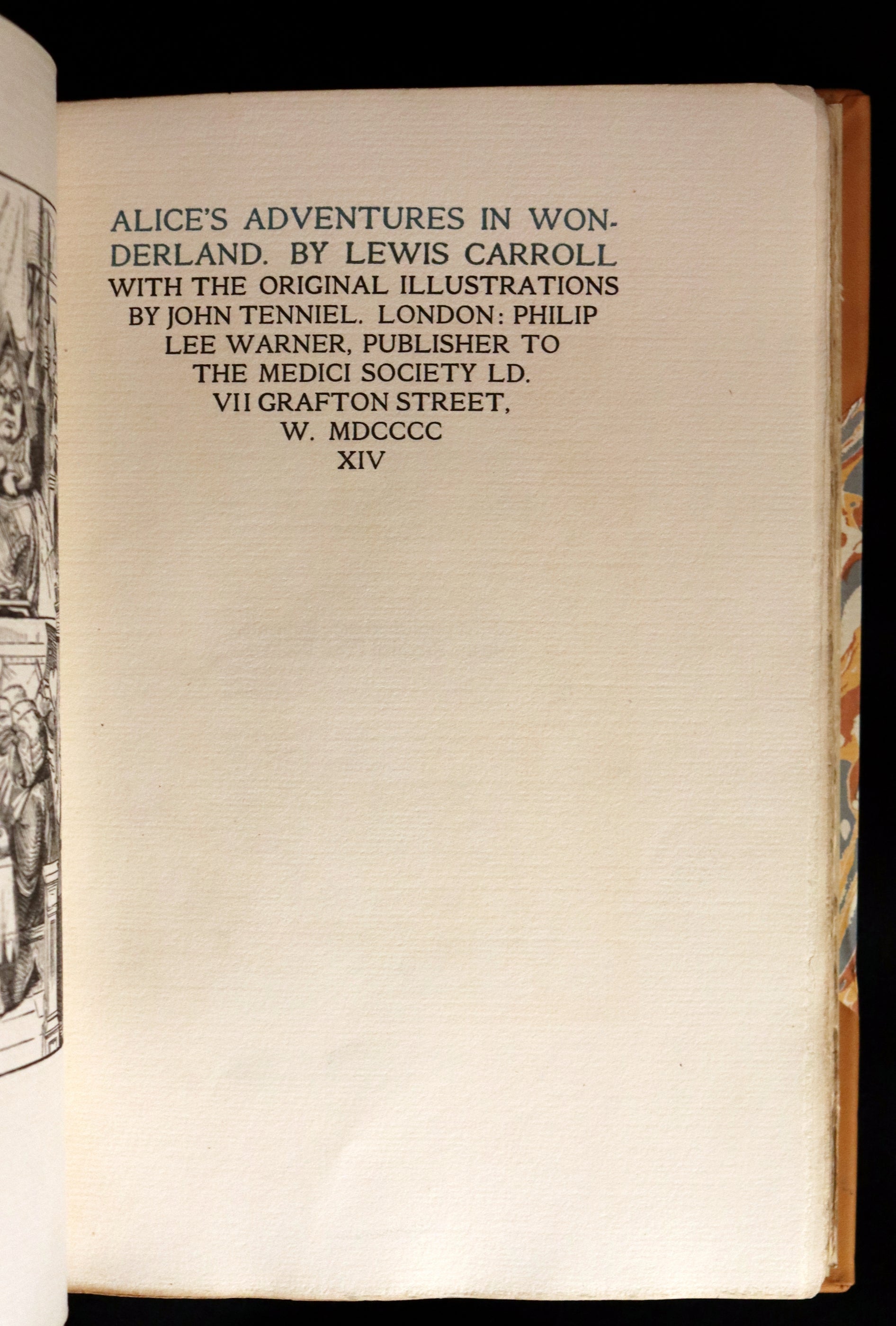 1914 Rare Limited 1st Riccardi Press Edition - Alice's Adventures in ...