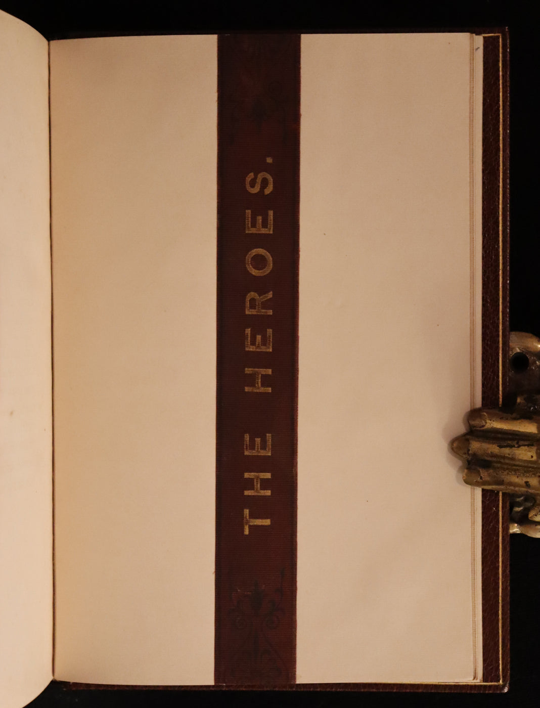 1856 KNICKERBOCKER PRESS Bindery - The Heroes or Greek Fairy Tales by ...