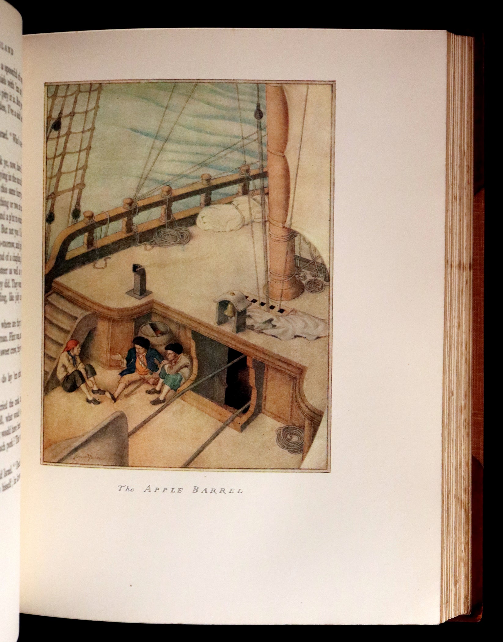 1927 Birdsall Binding - TREASURE ISLAND by Stevenson. First DULAC ...