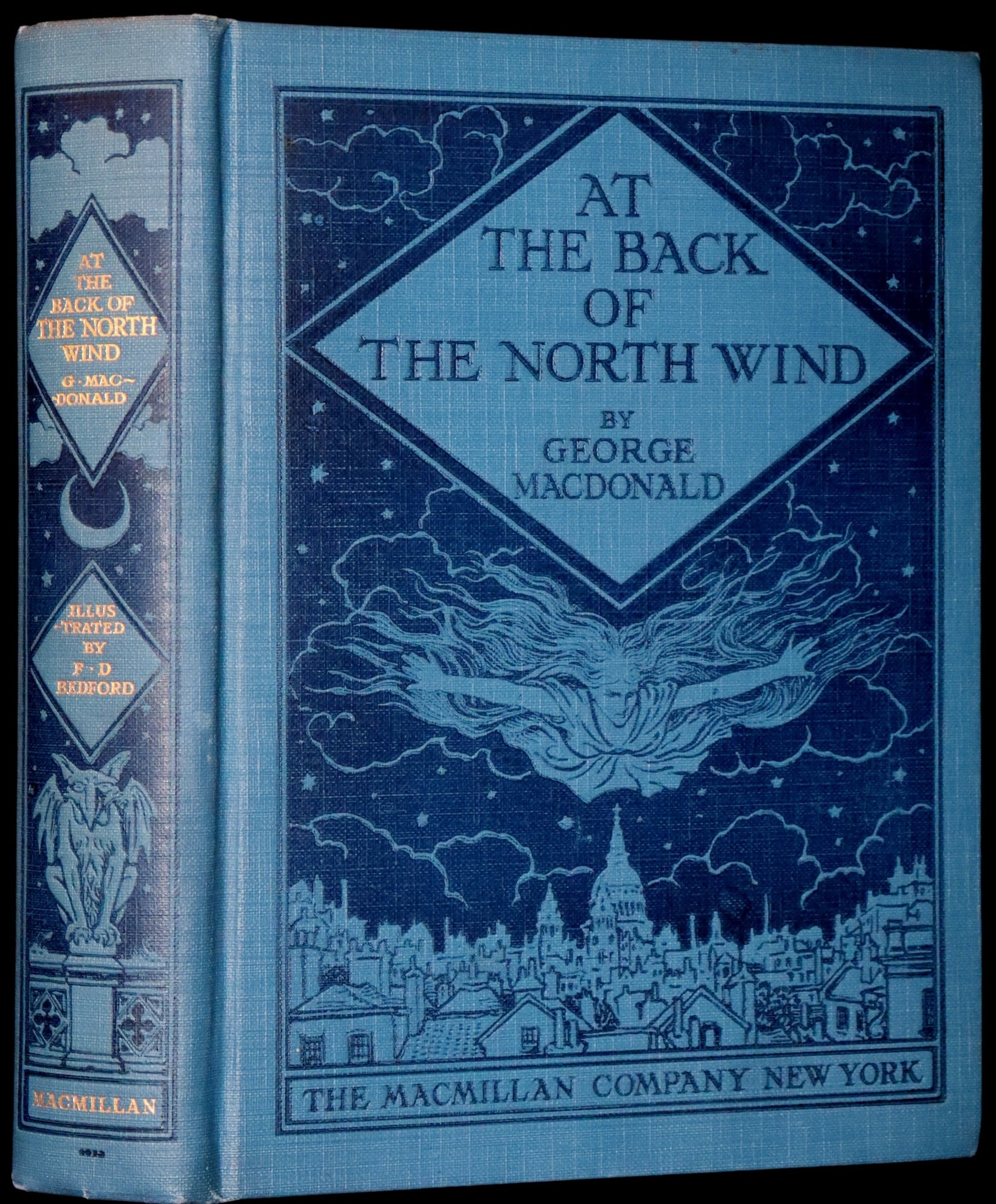 1924 First Edition Book - AT THE BACK OF THE NORTH WIND Illustrated by ...