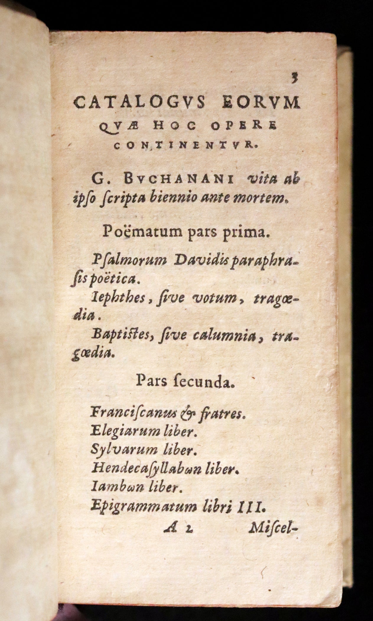 1628 Rare Vellum Book - GEORGII BUCHANANI SCOTI POEMATA - Scottish ...