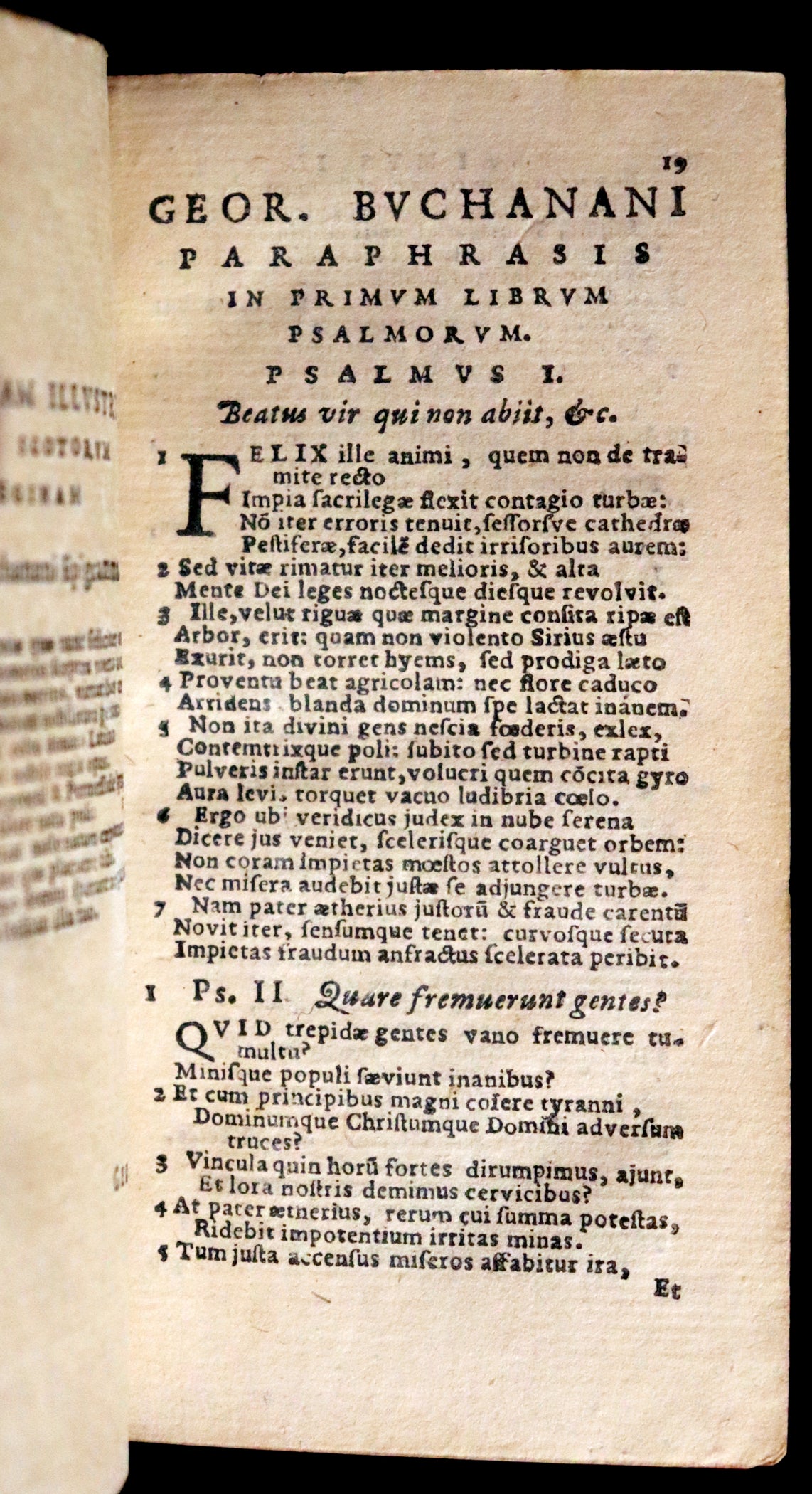 1628 Rare Vellum Book - GEORGII BUCHANANI SCOTI POEMATA - Scottish ...