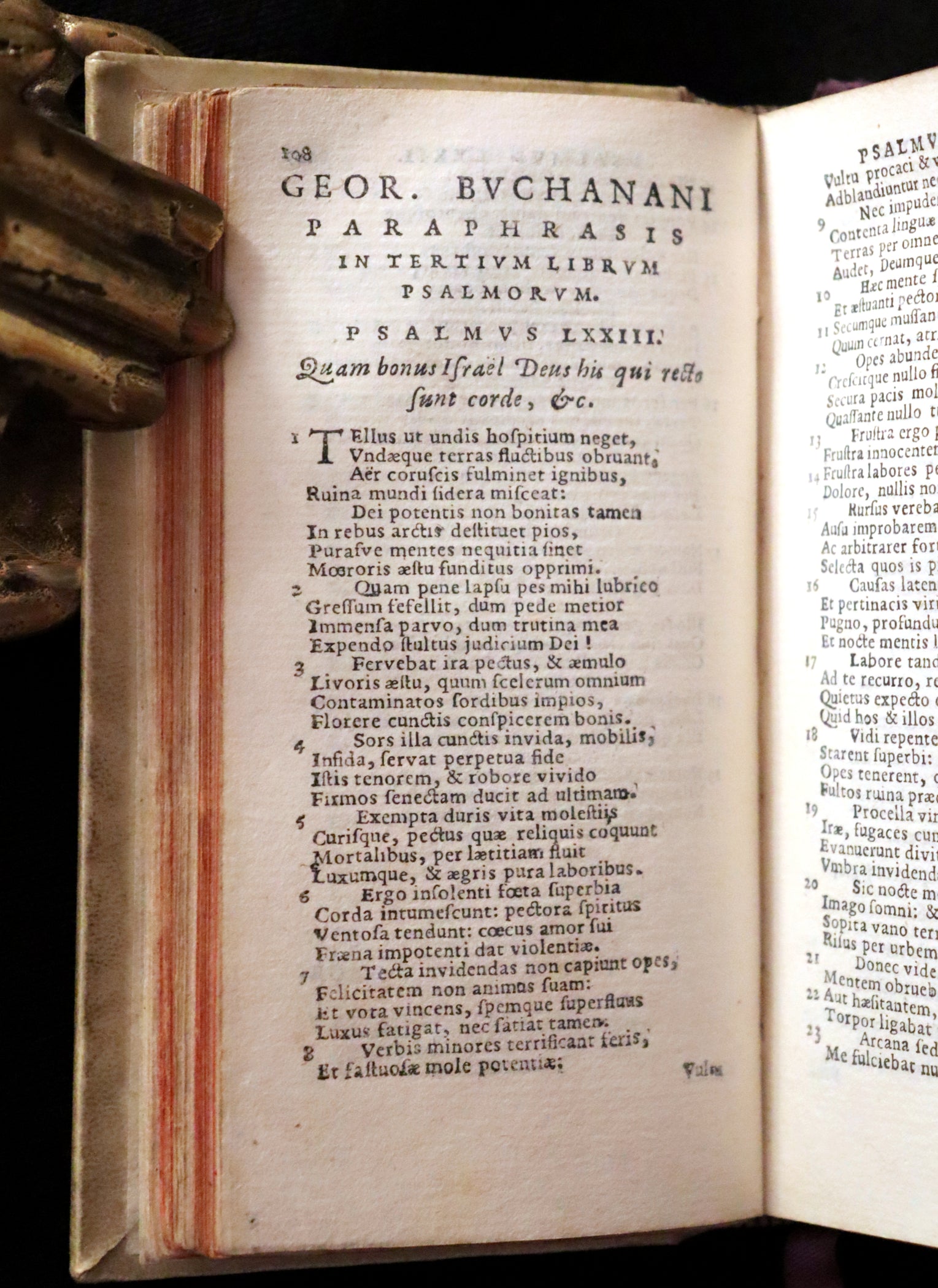 1628 Rare Vellum Book - GEORGII BUCHANANI SCOTI POEMATA - Scottish ...