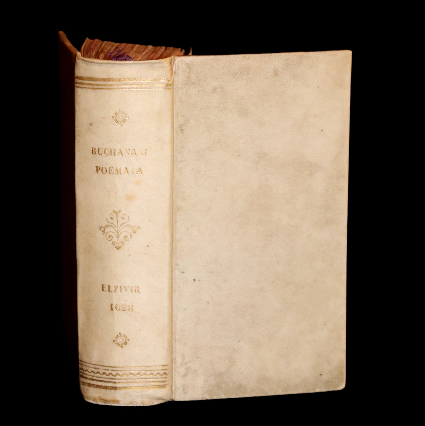 1628 Rare Vellum Book - GEORGII BUCHANANI SCOTI POEMATA - Scottish ...