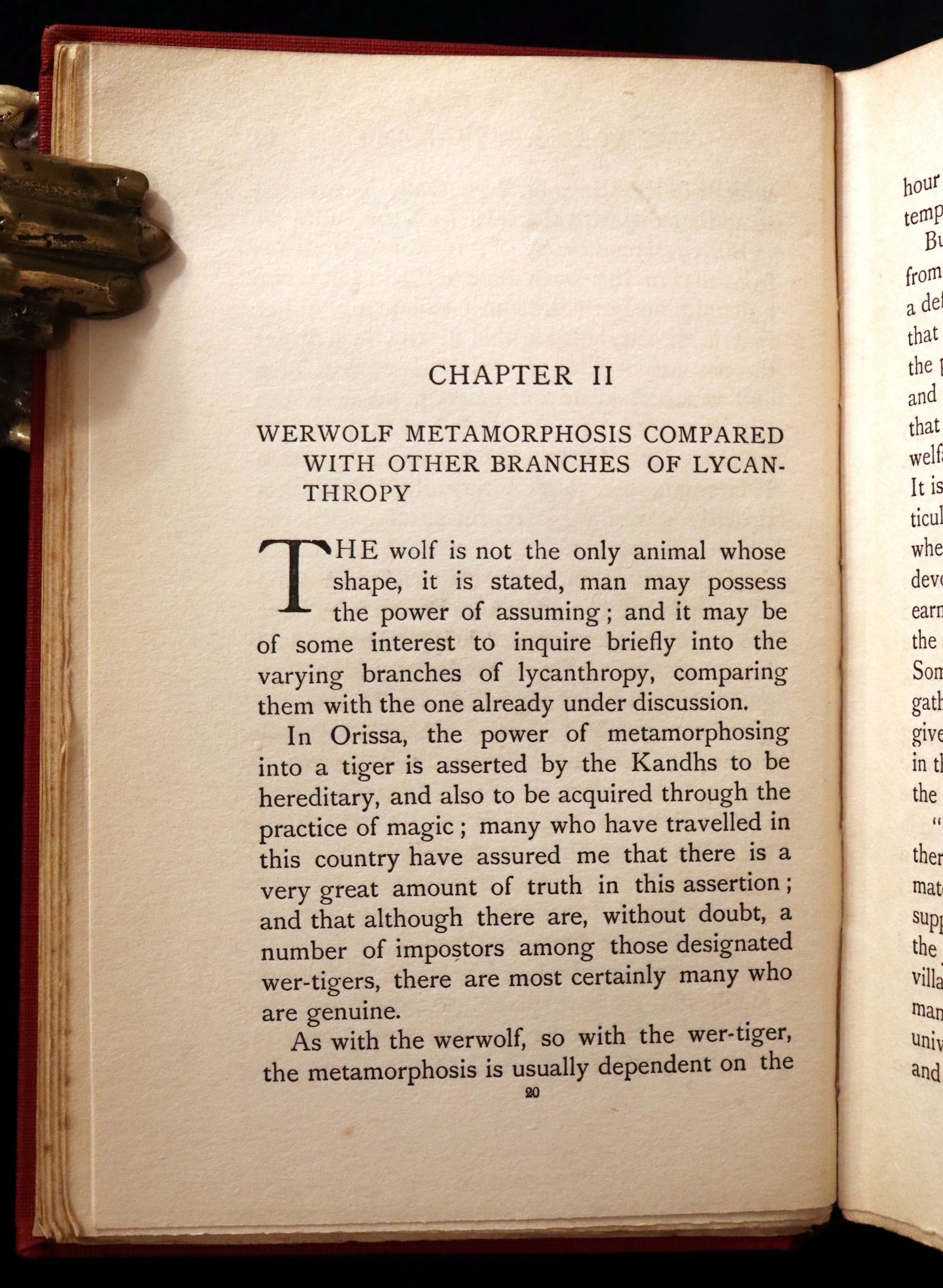 1912 Scarce First Edition on WEREWOLVES - WERWOLVES by Elliott O ...