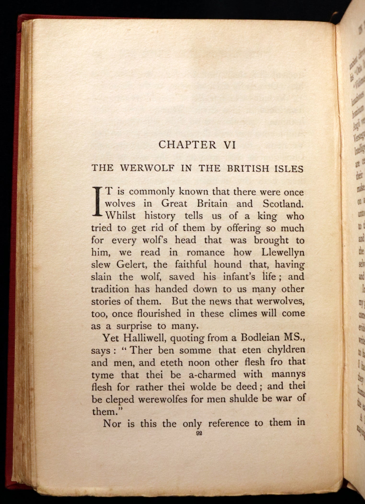 1912 Scarce First Edition on WEREWOLVES - WERWOLVES by Elliott O ...