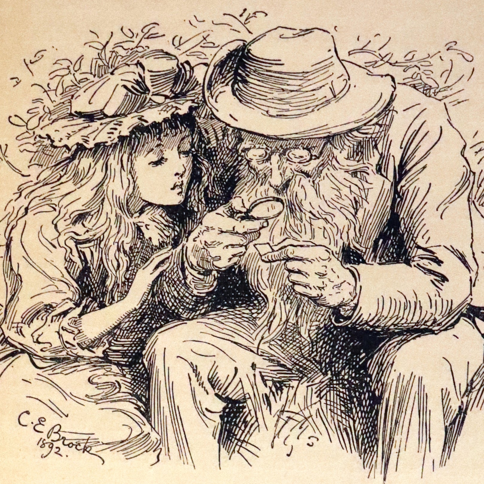 1892 Rare First Edition - SCENES IN FAIRYLAND by JC Atkinson illustrated by CE Brock. by mflibra ...