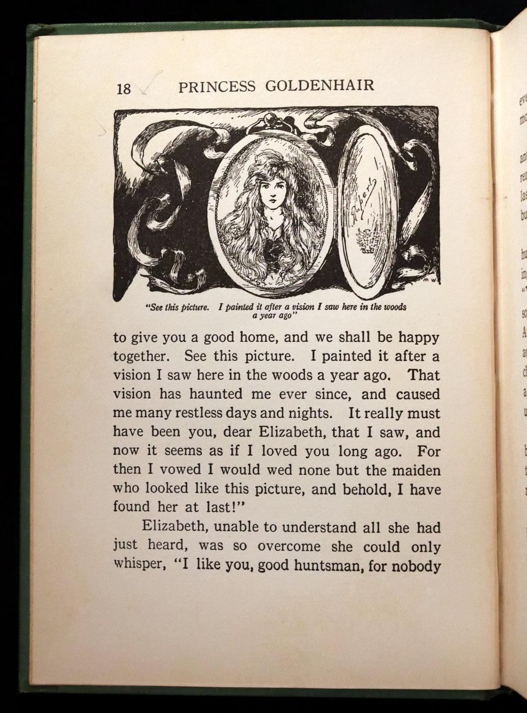 1932 Rare Book - Princess Goldenhair and the Wonderful Flower Illustra ...