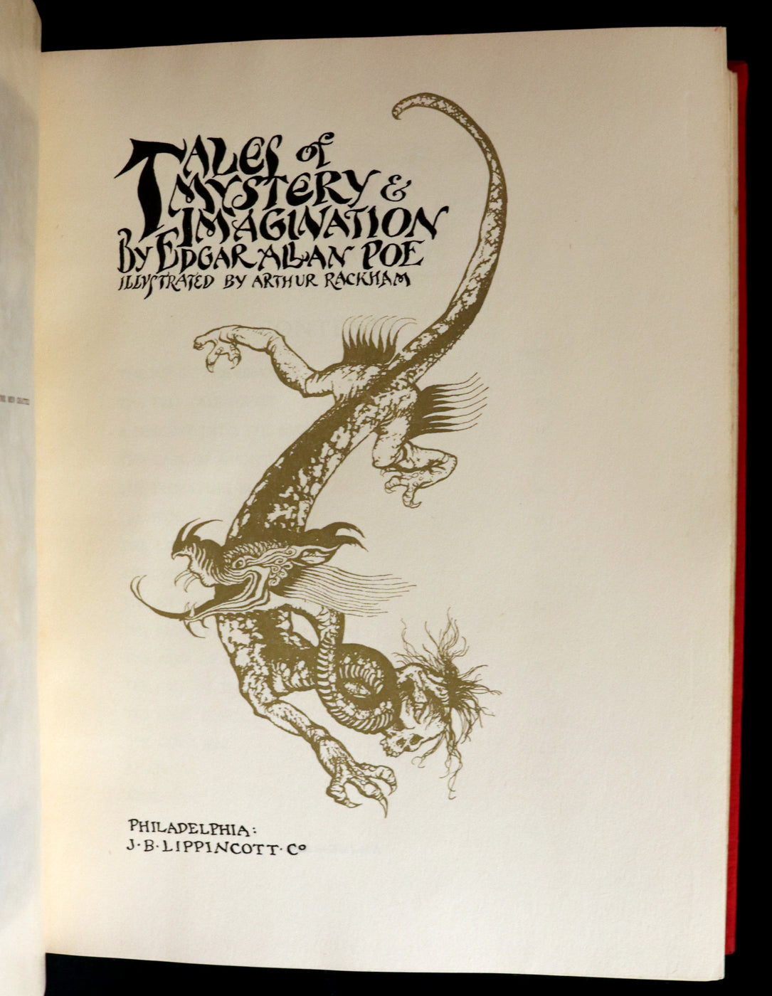 1935 Rare First US Edition - Edgar Allan Poe TALES OF MYSTERY AND ...