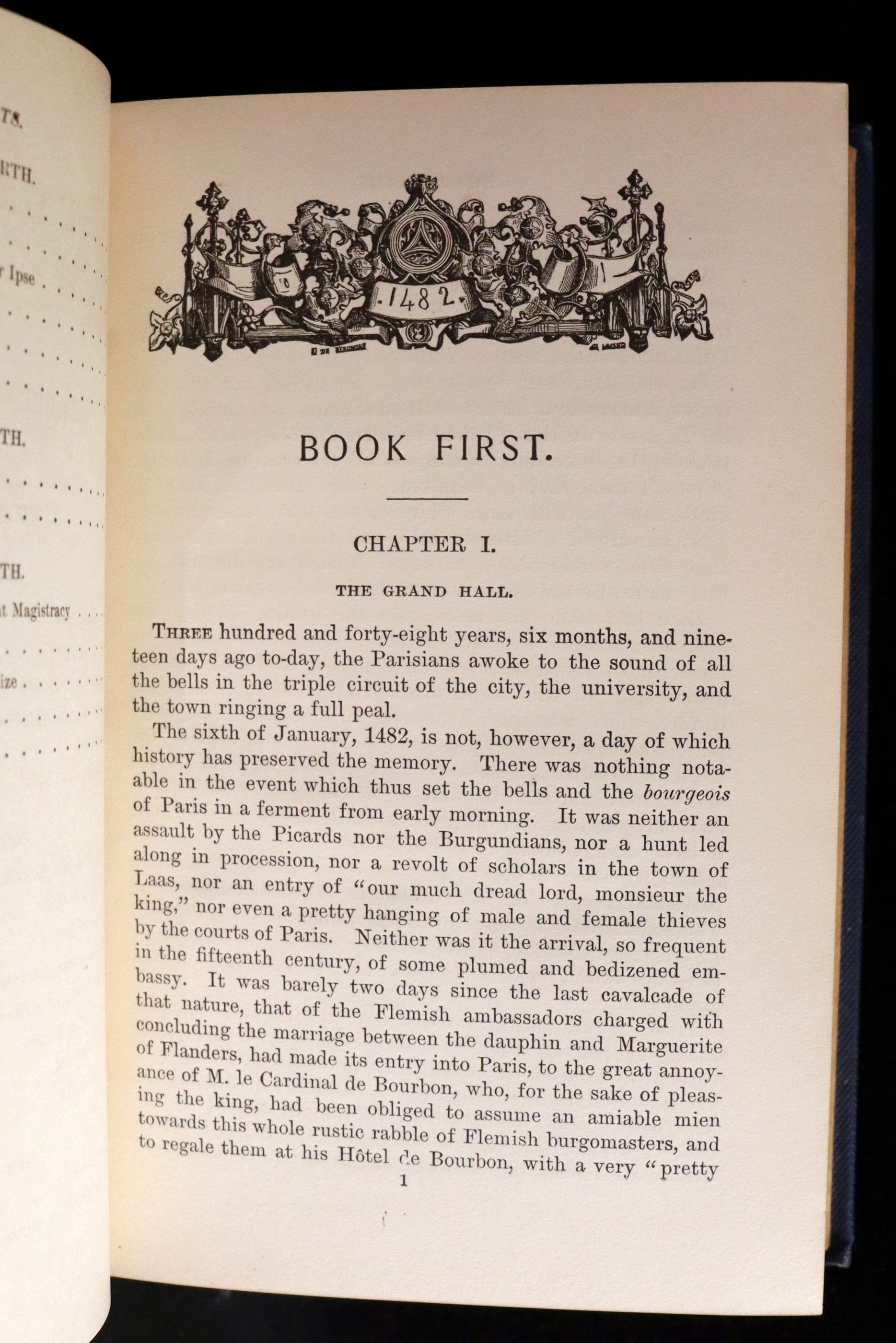 1888 Rare Victorian Gothic Book - Notre-Dame de Paris or The Bellringer ...