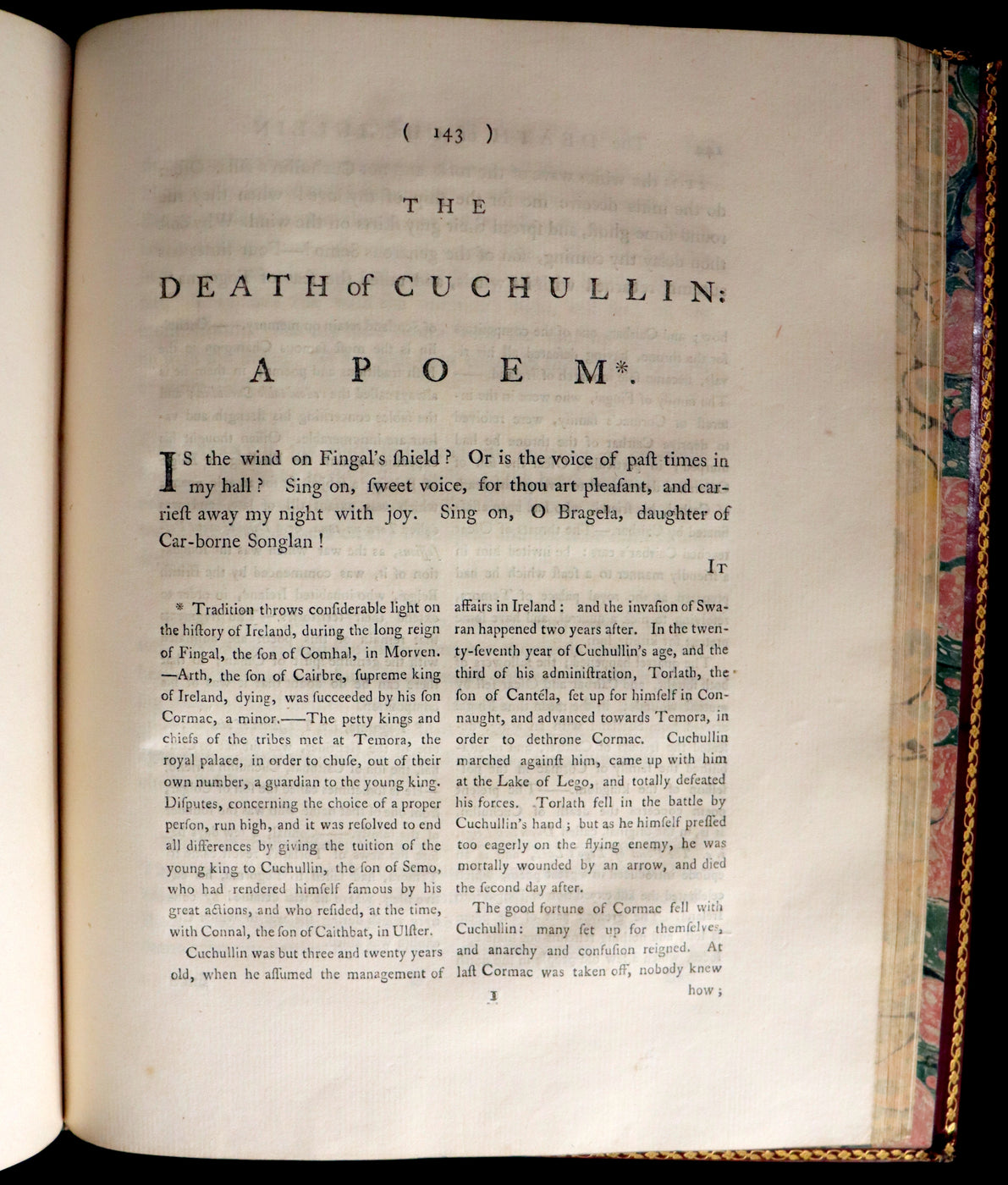 1762 Rare Book - FINGAL with Poems by Ossian, Son of Fingal. Translated ...