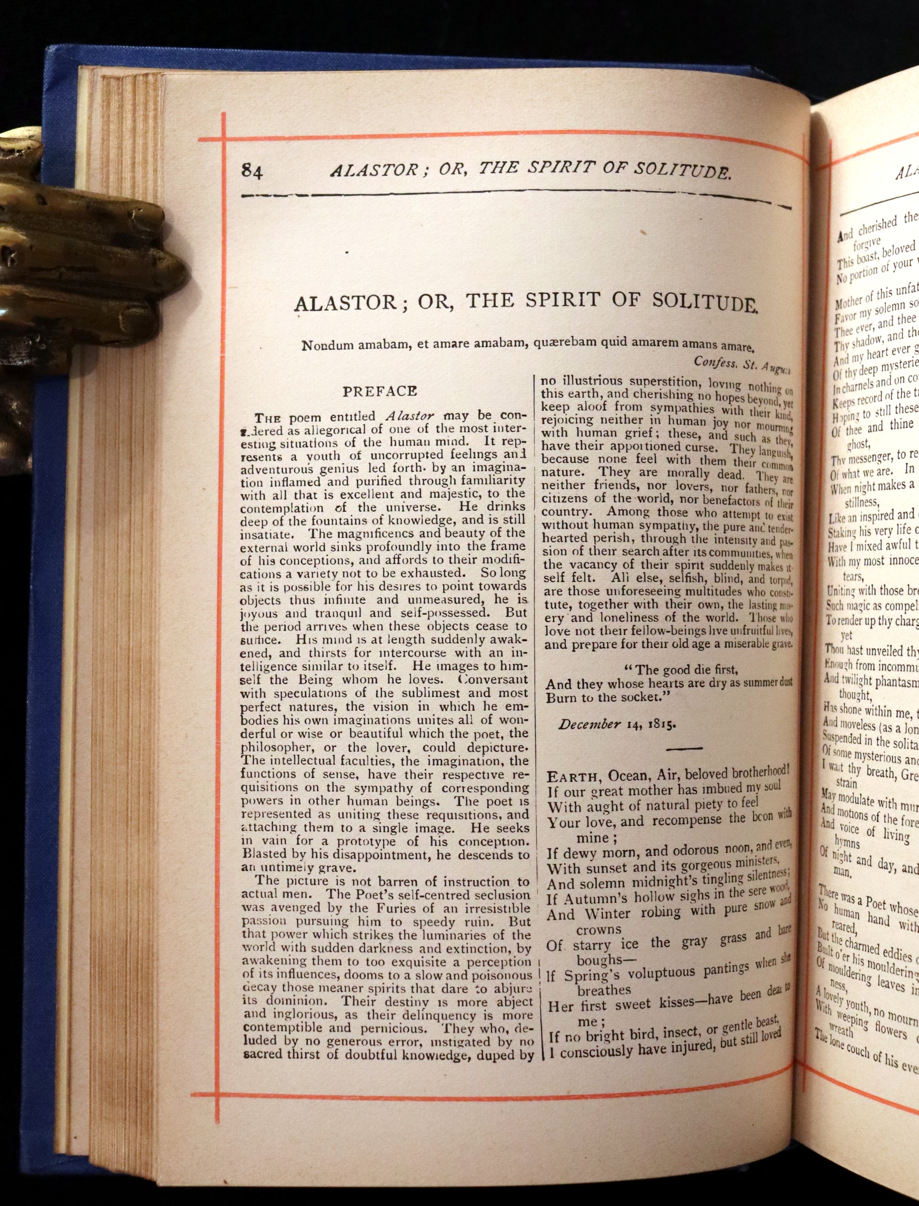 1885 Rare Victorian Book - Poetical Works of Percy Bysshe Shelley, Eng ...