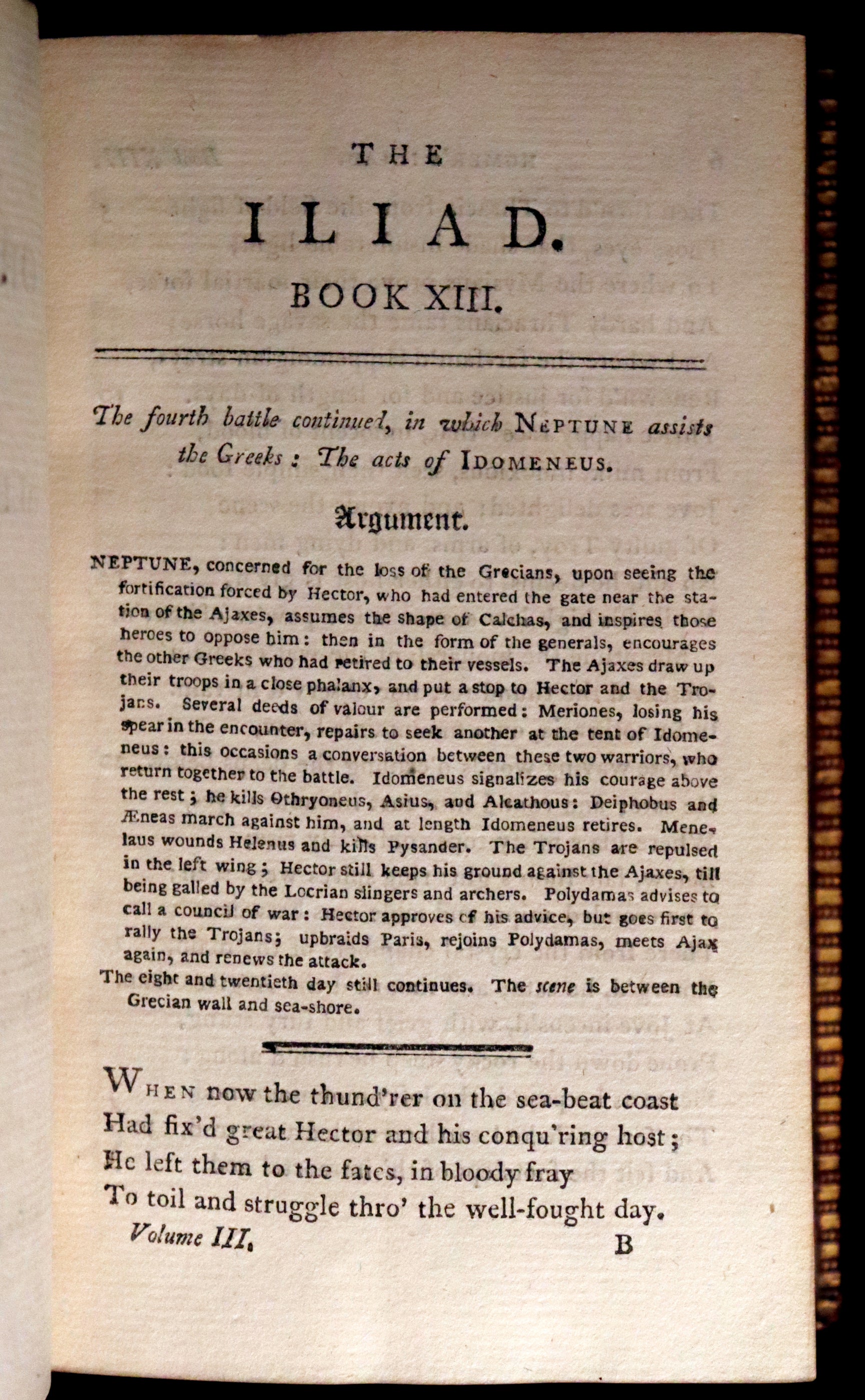 1794 Scarce Complete Book Set - The ODYSSEY, The ILIAD & Battle of the ...