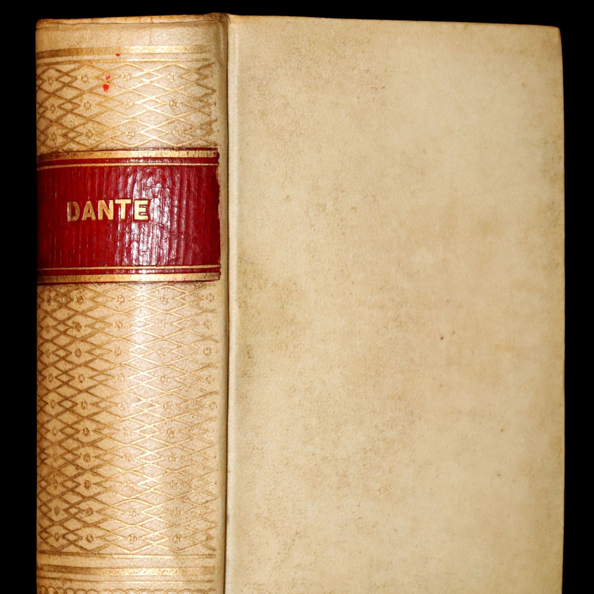 1869 Rare Italian Vellum Book - La Divina Commedia di DANTE ALIGHIERI ...