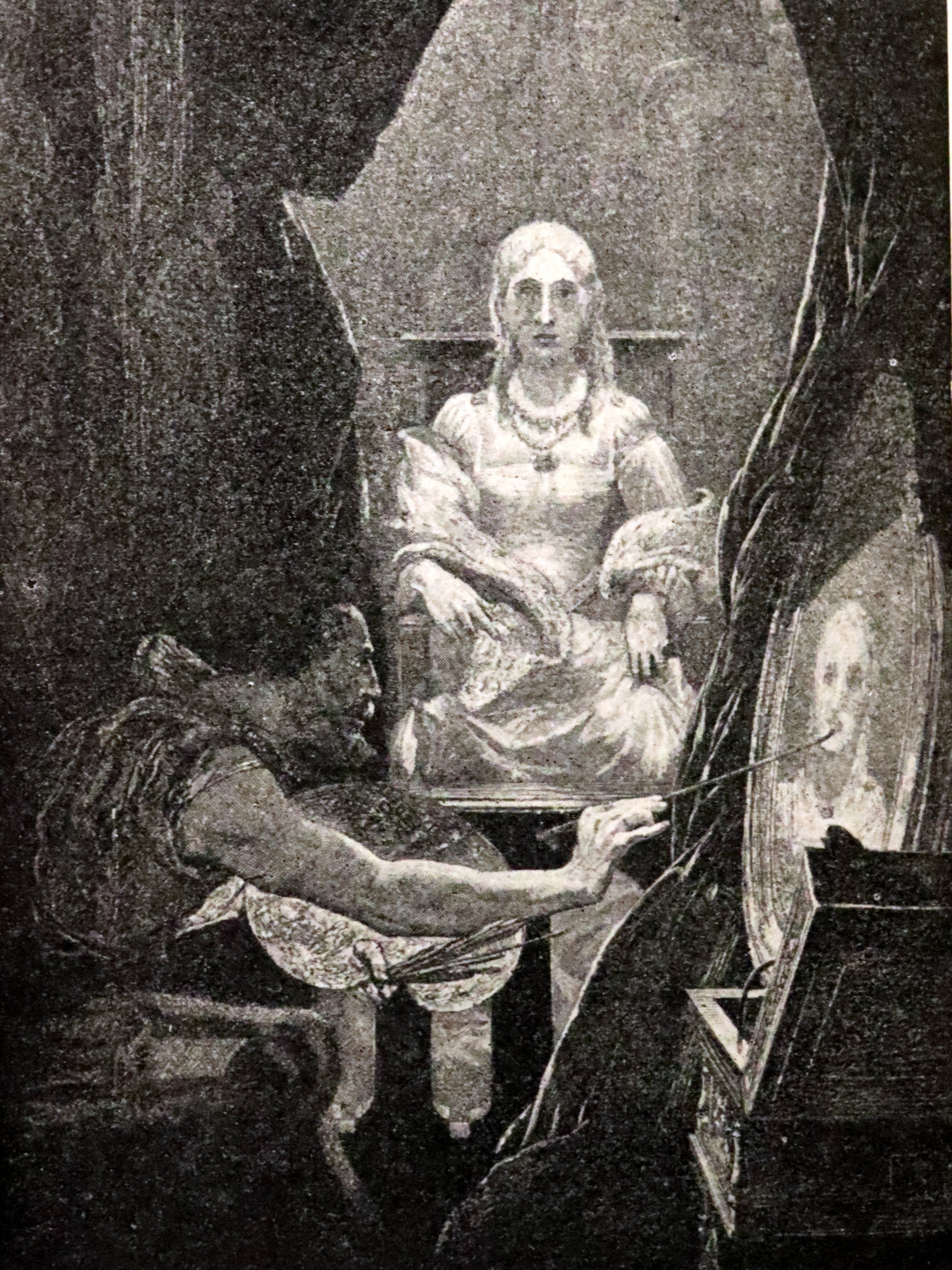 1895 Rare Book - Weird Tales by Edgar Allan POE Illustrated (Black Cat ...