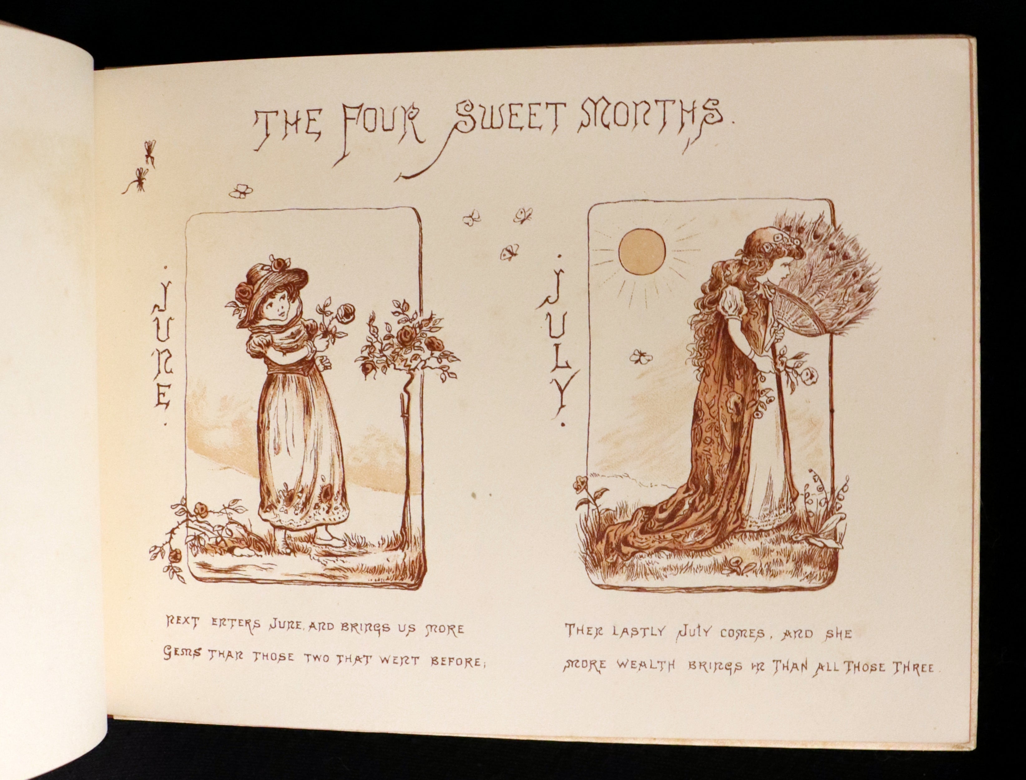 1883 Scarce Victorian Book - Pictures from the Poets illustrated by T ...