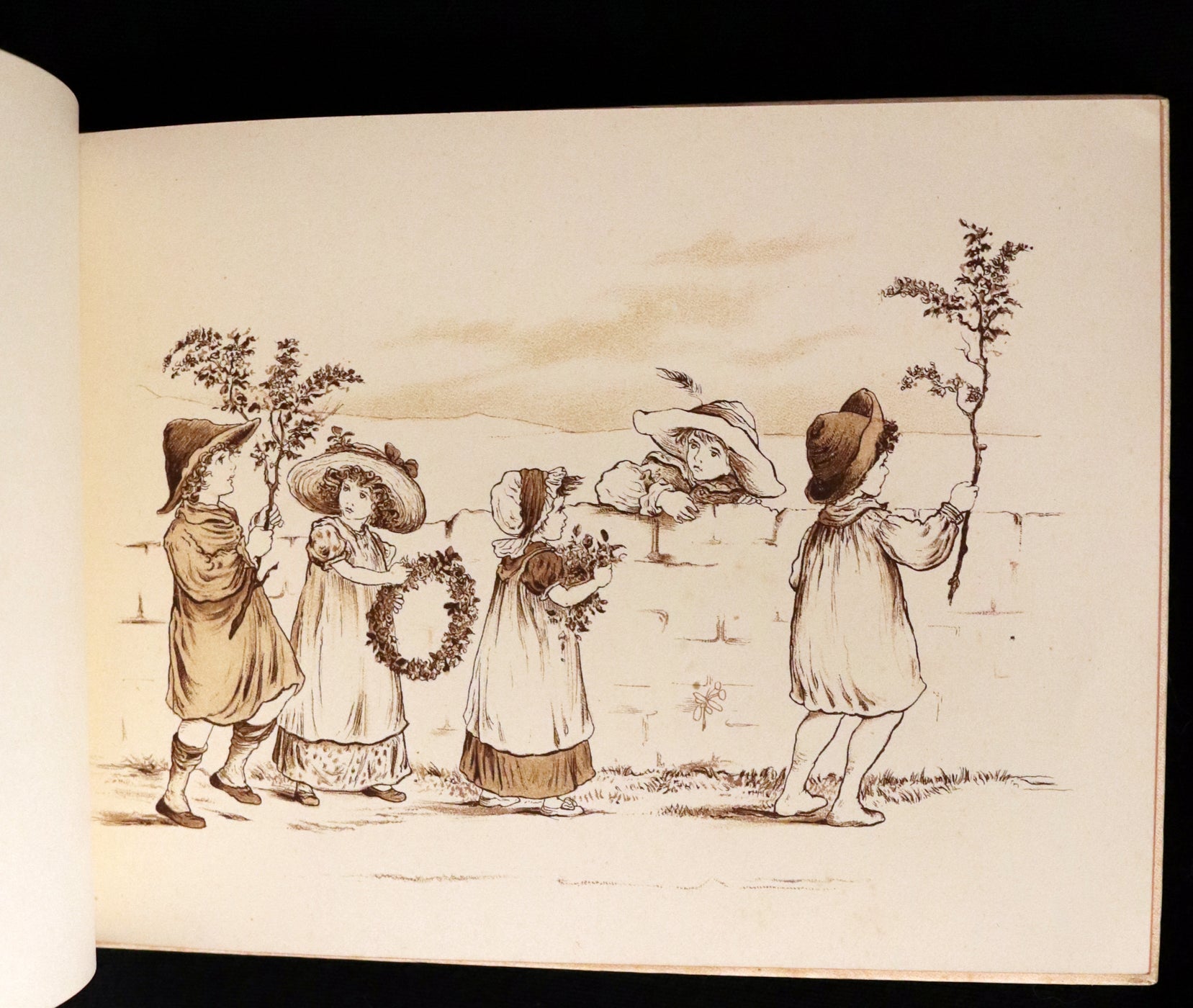 1883 Scarce Victorian Book - Pictures from the Poets illustrated by T ...