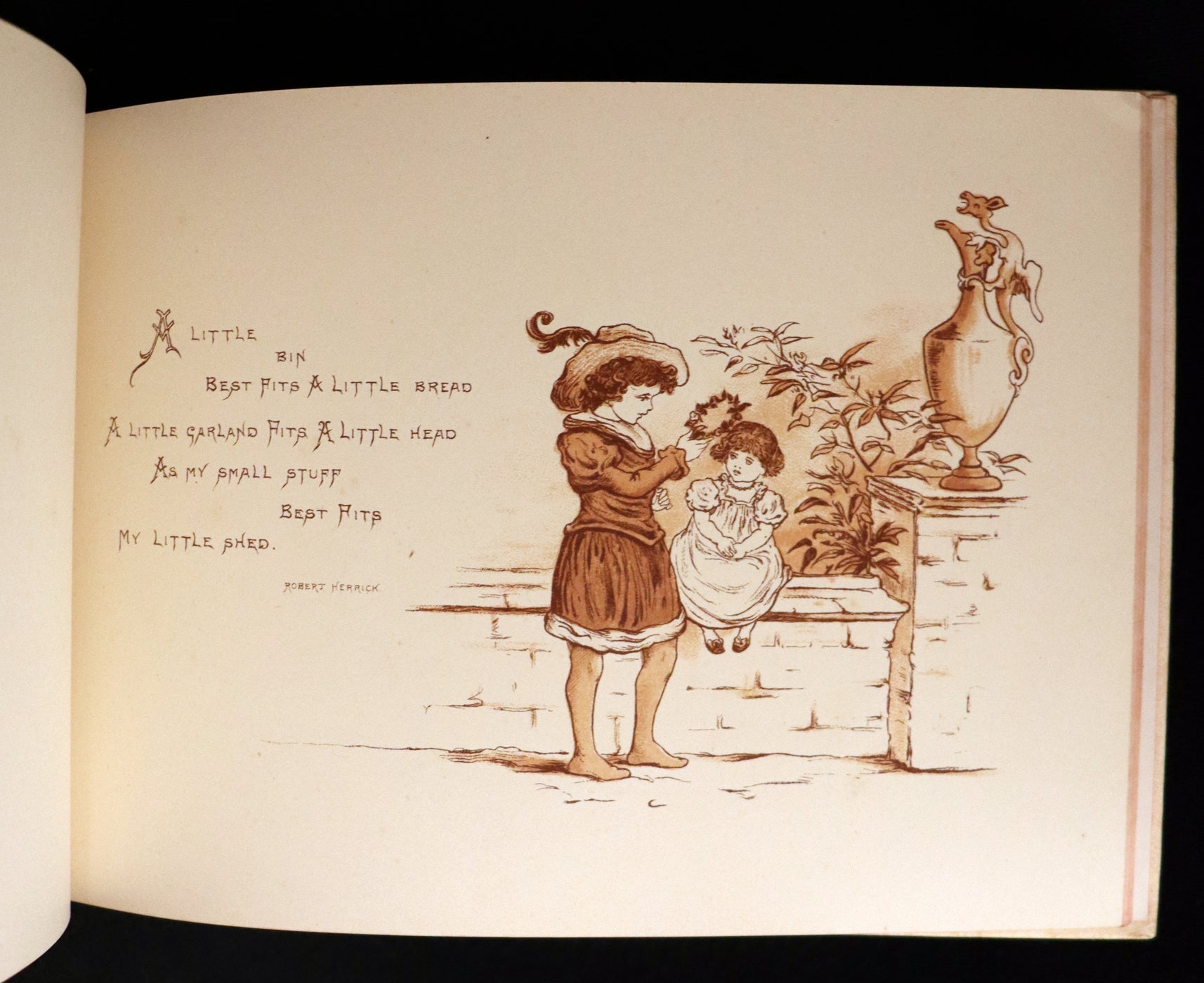 1883 Scarce Victorian Book - Pictures from the Poets illustrated by T ...