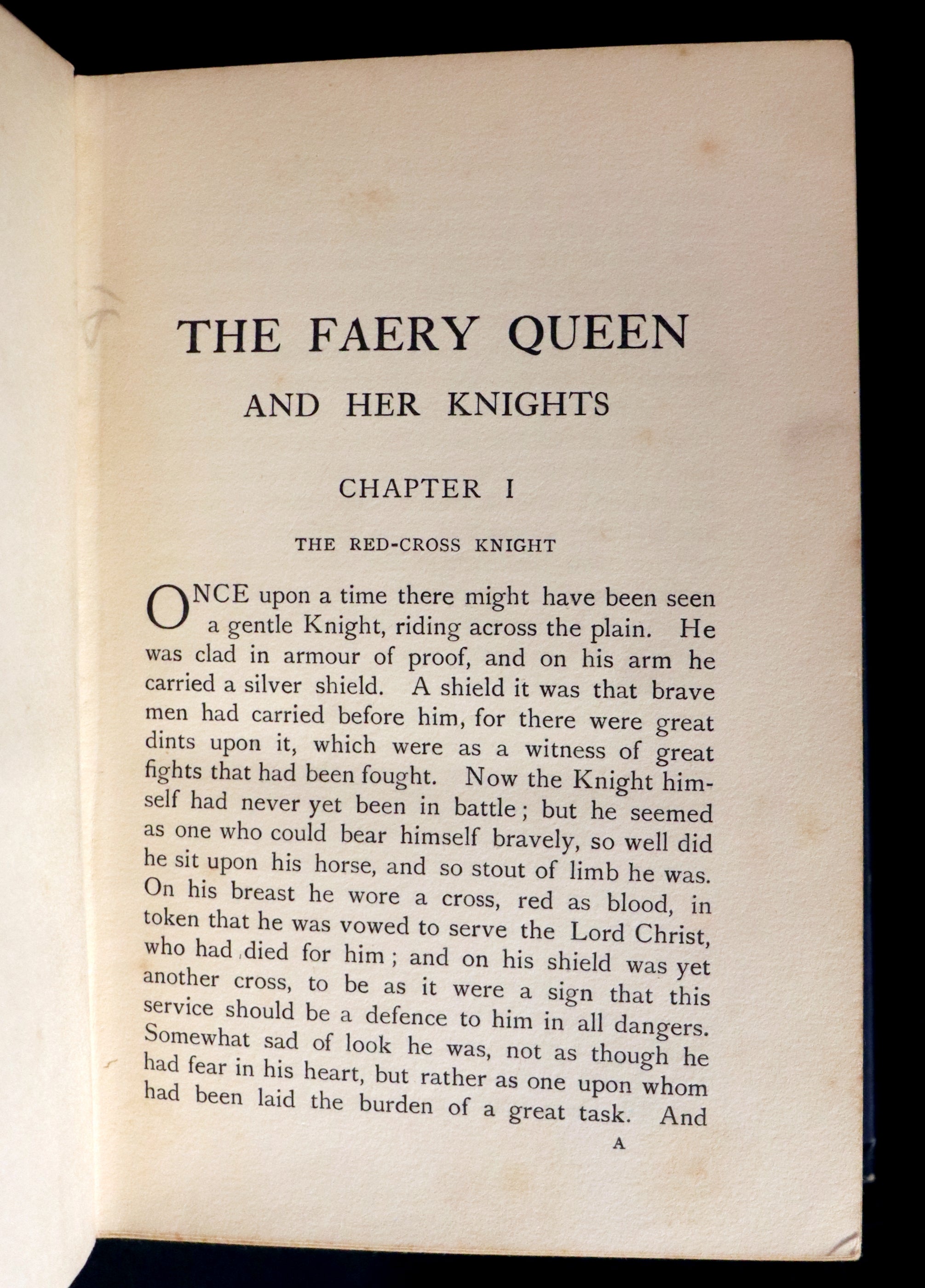 1910 Scarce Book ~ THE FAERY QUEEN and her Knights, Stories from Spenc ...