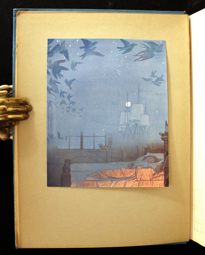 1911 First US Edition - The Blue Bird, A FAIRY Play illustrated by Fre ...