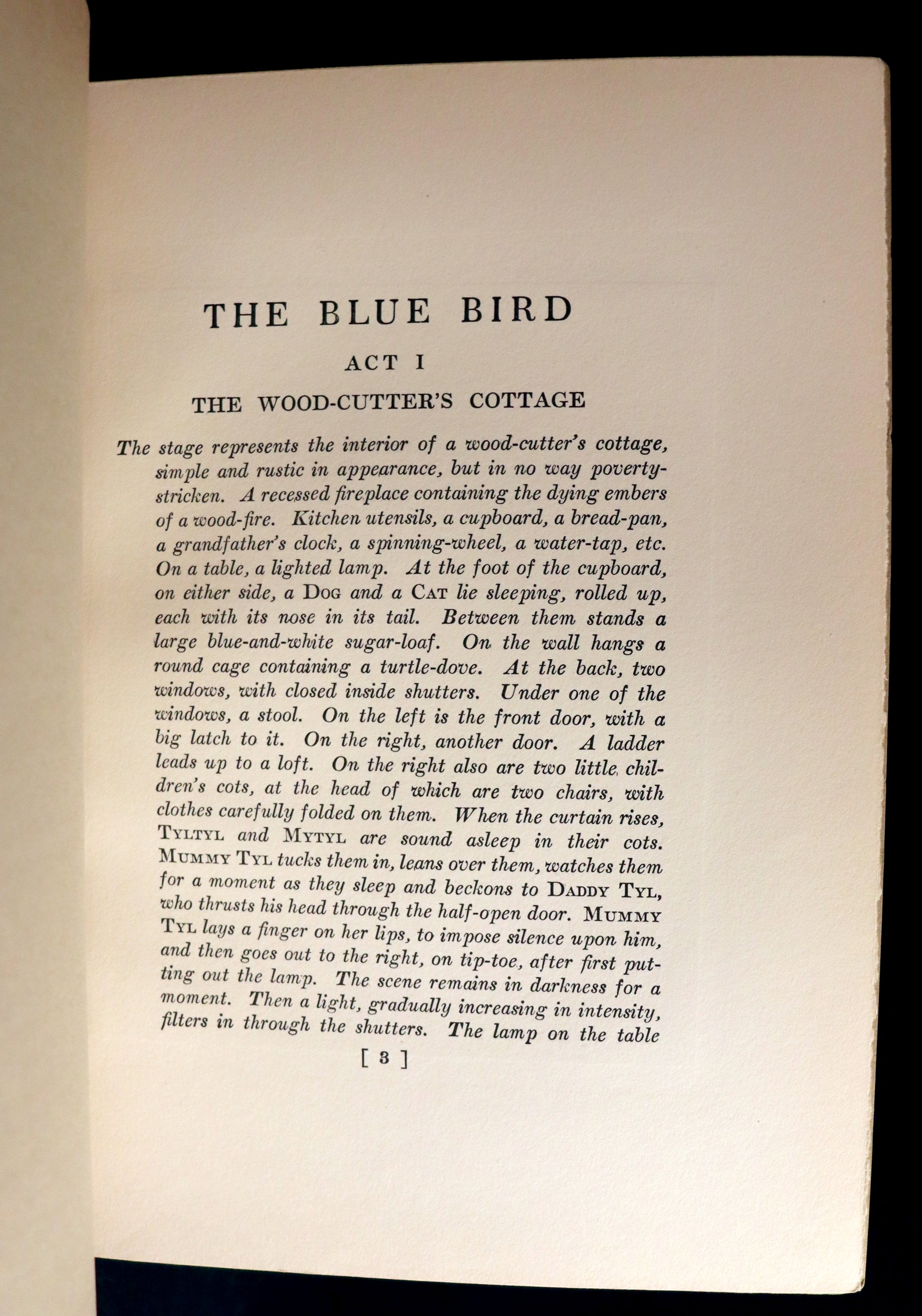 1911 First US Edition - The Blue Bird, A FAIRY Play illustrated by ...