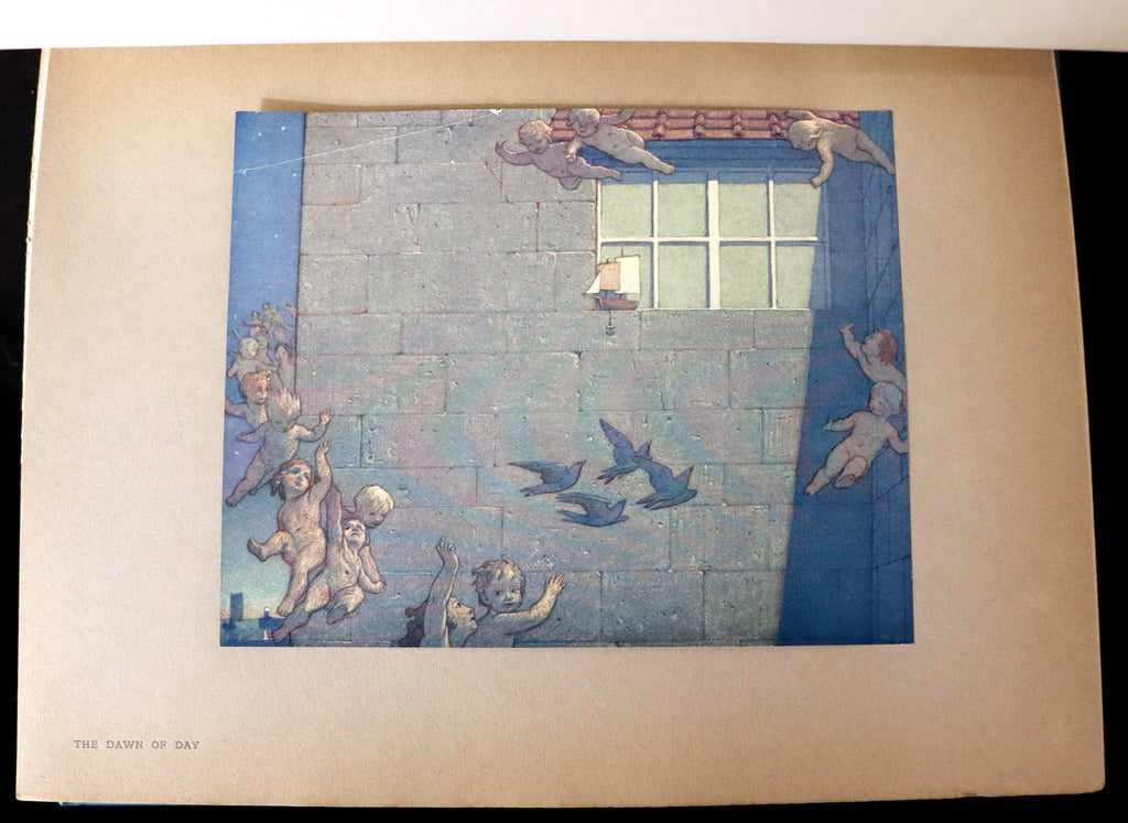 1911 First US Edition - The Blue Bird, A FAIRY Play illustrated by Fre ...