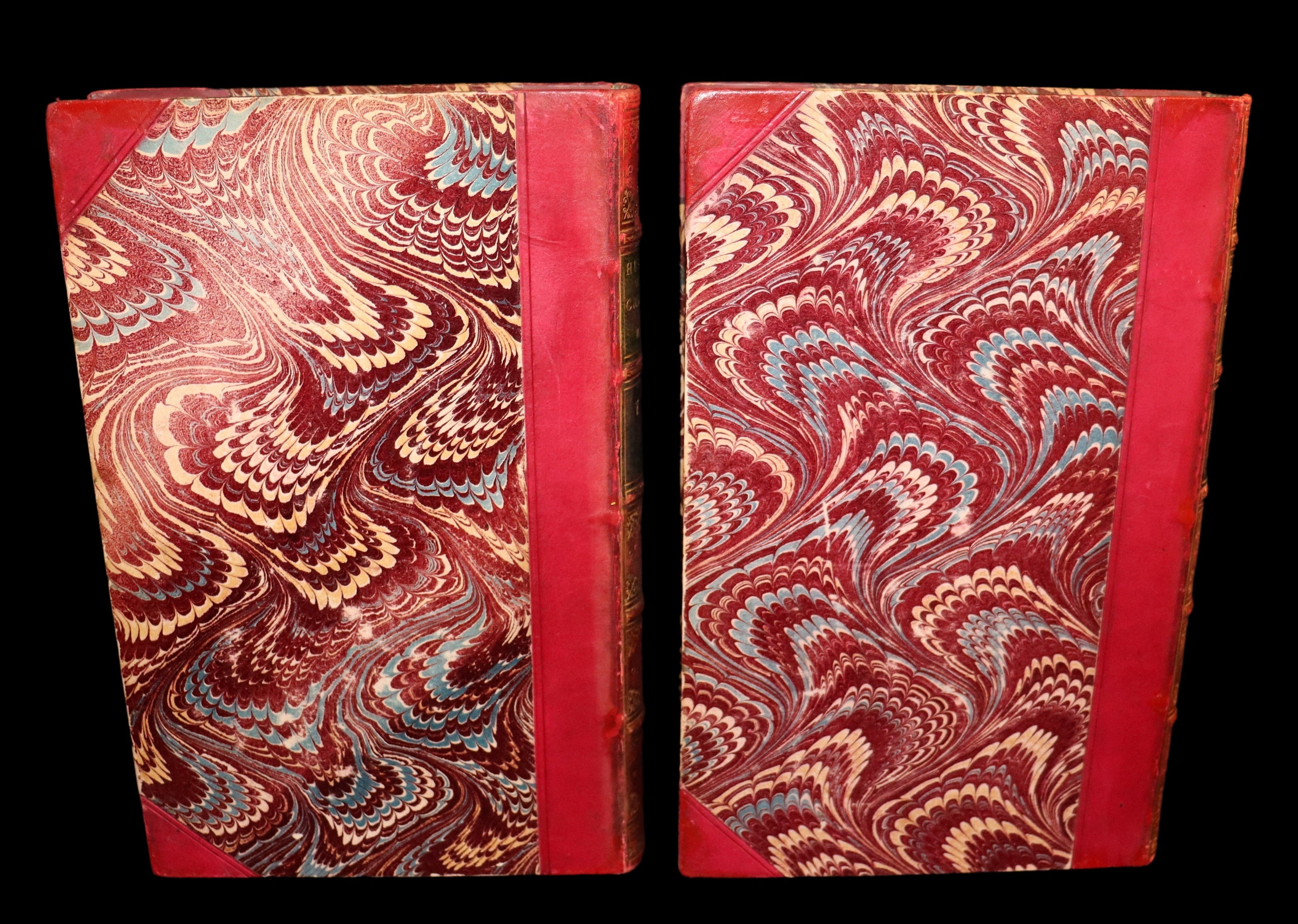 1821 Rare Book Set - The HISTORY OF THE CRUSADES for the recovery and ...