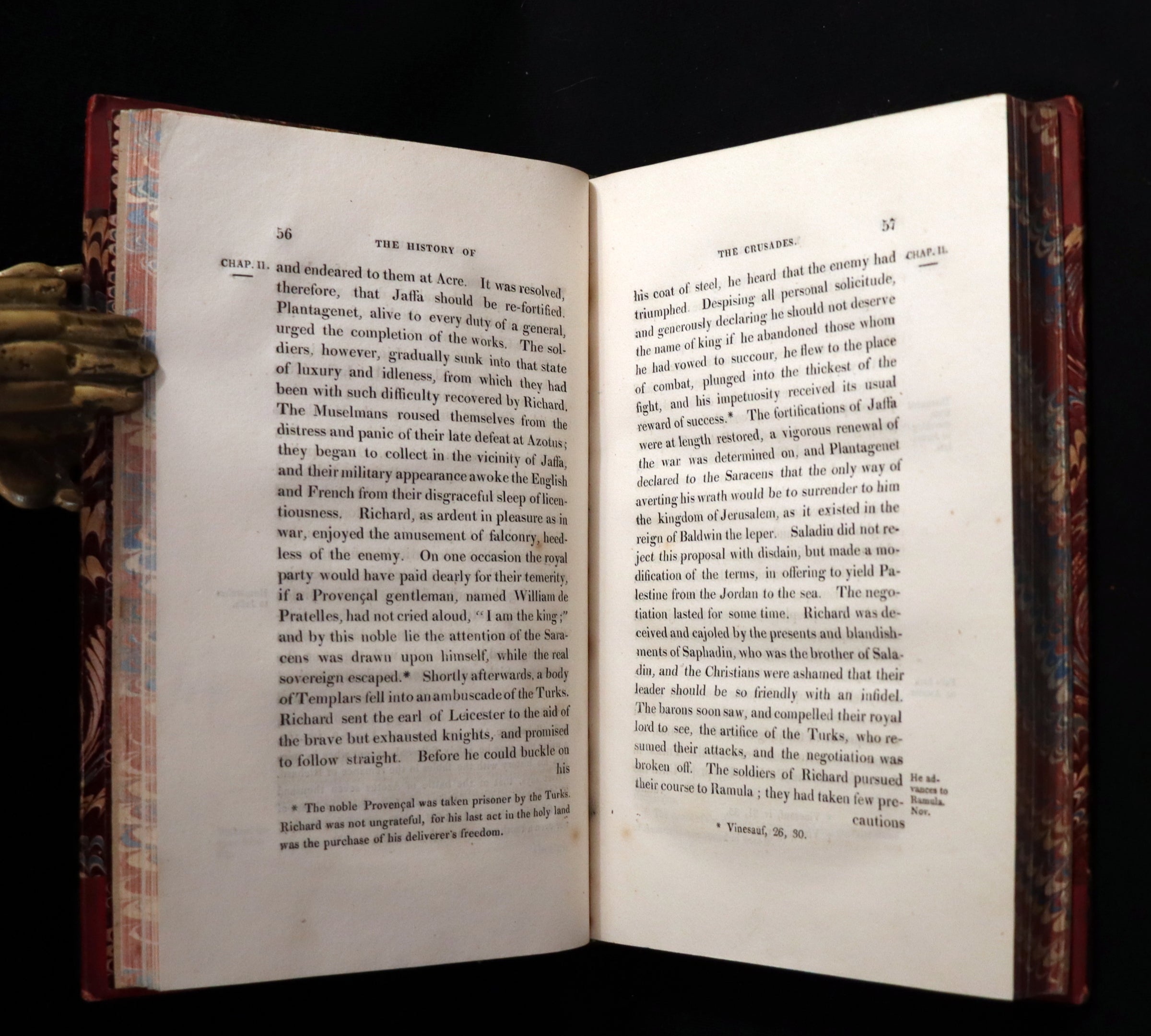 1821 Rare Book Set - The HISTORY OF THE CRUSADES for the recovery and ...