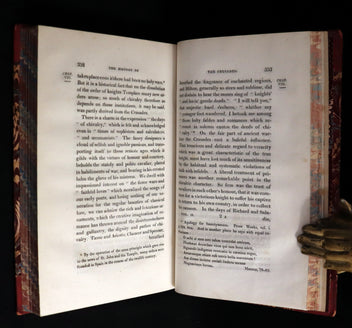 1821 Rare Book Set - The HISTORY OF THE CRUSADES for the recovery and ...