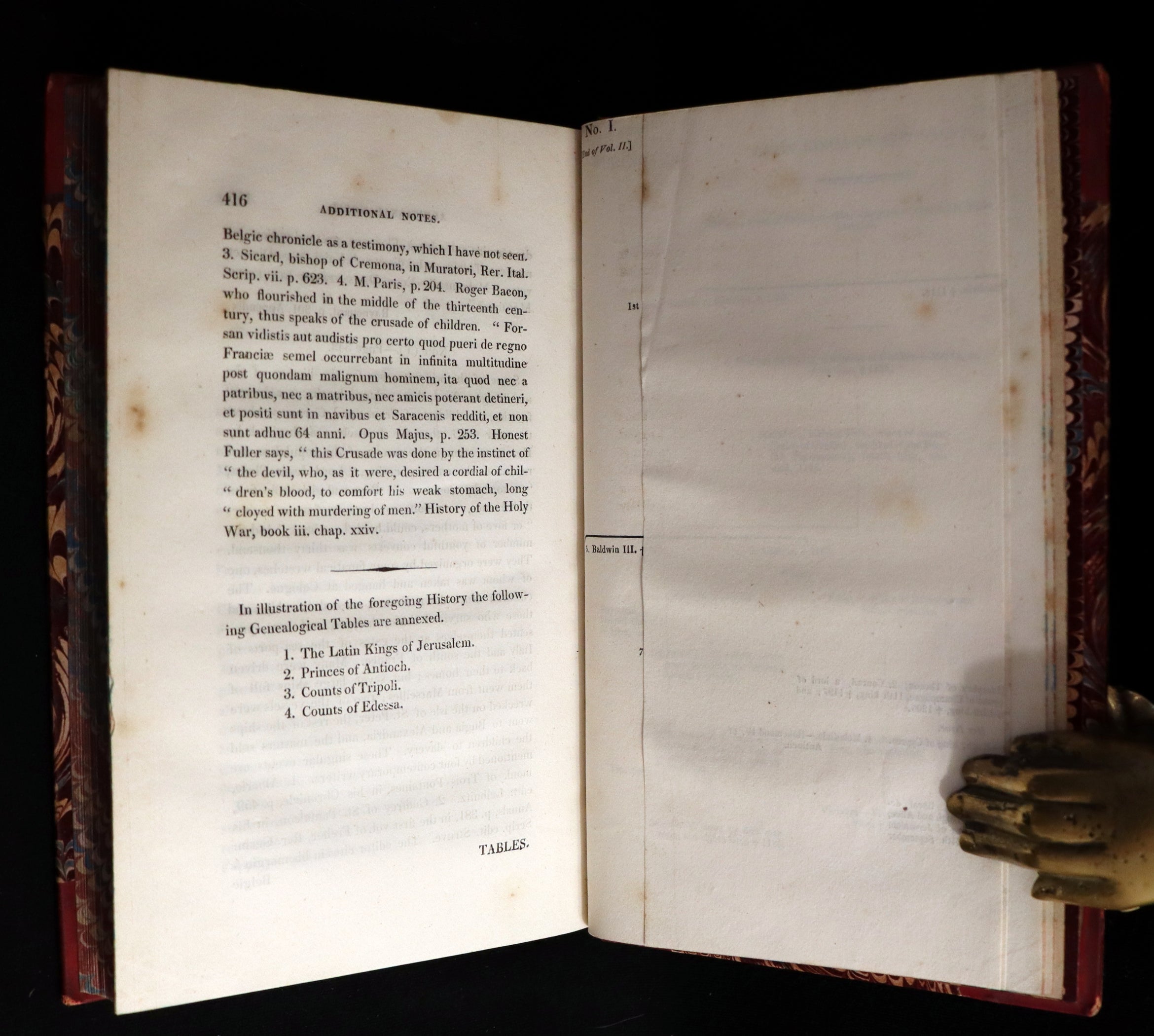 1821 Rare Book Set - The HISTORY OF THE CRUSADES for the recovery and ...