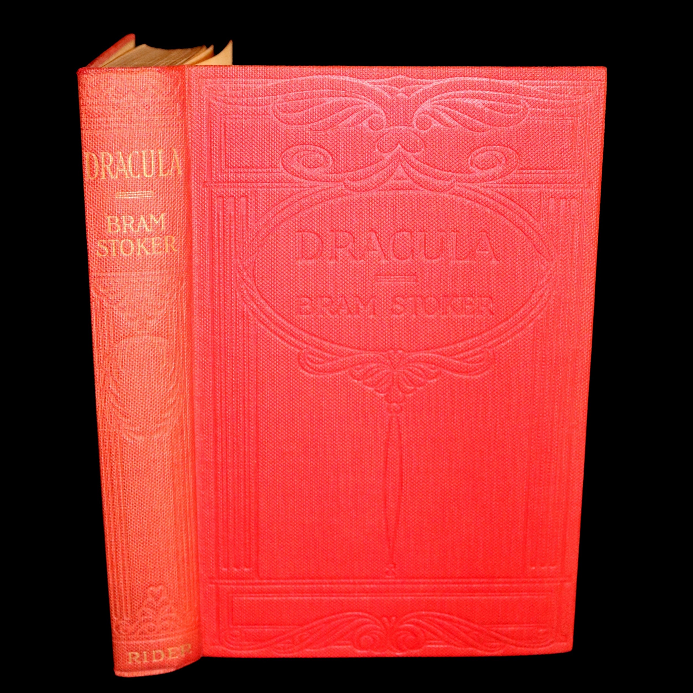 1912 Rare First Rider Edition - DRACULA by Bram Stoker. Gothic Vampire ...