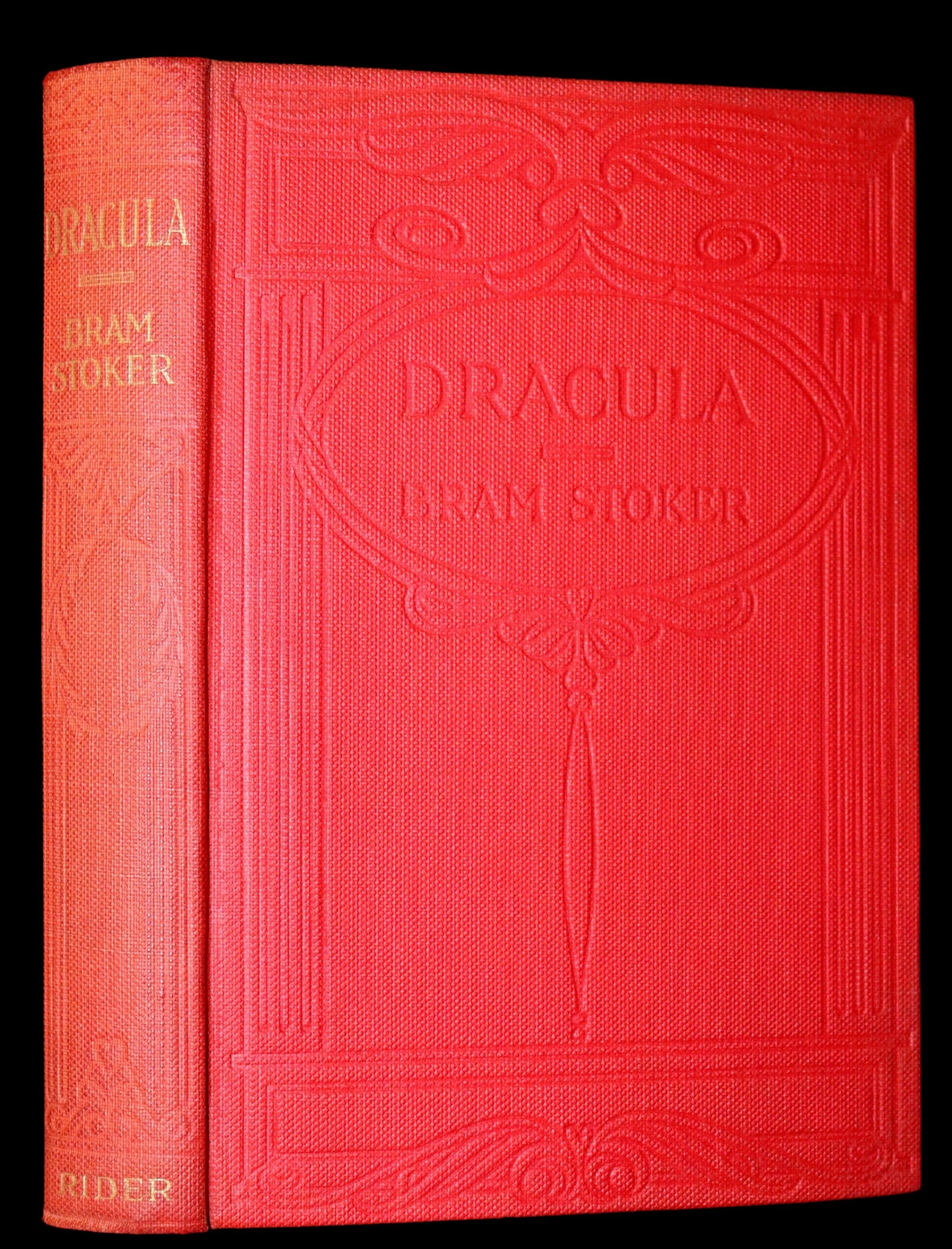 1912 Rare First Rider Edition - DRACULA by Bram Stoker. Gothic Vampire ...