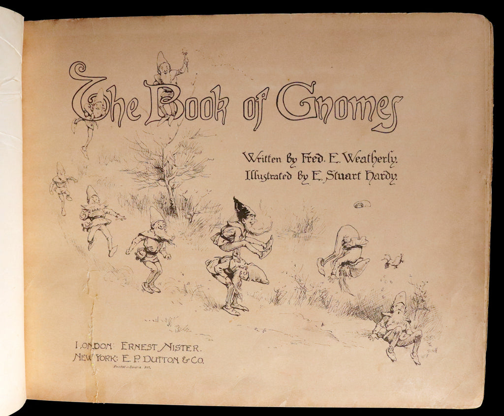 1900 Rare First Edition - THE BOOK OF GNOMES by Fred E. Weatherly, ill ...