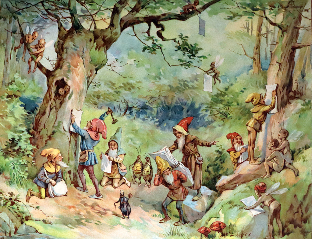 1900 Rare First Edition - THE BOOK OF GNOMES by Fred E. Weatherly, ill ...
