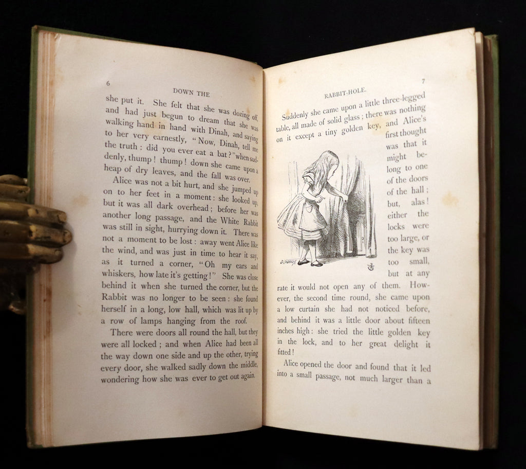 1896 Rare Victorian Book - Alice's Adventures in Wonderland by Lewis C ...