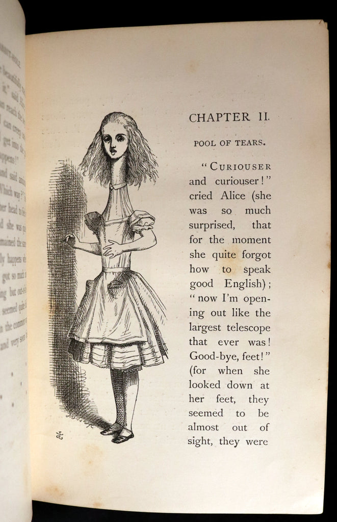 1896 Rare Victorian Book - Alice's Adventures in Wonderland by Lewis C ...