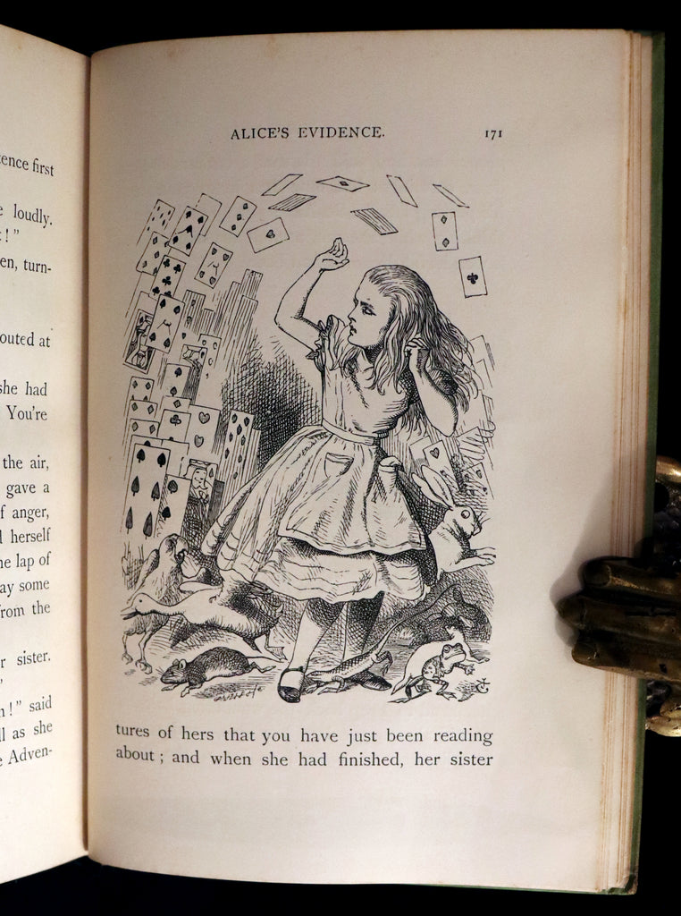 1896 Rare Victorian Book - Alice's Adventures in Wonderland by Lewis C ...